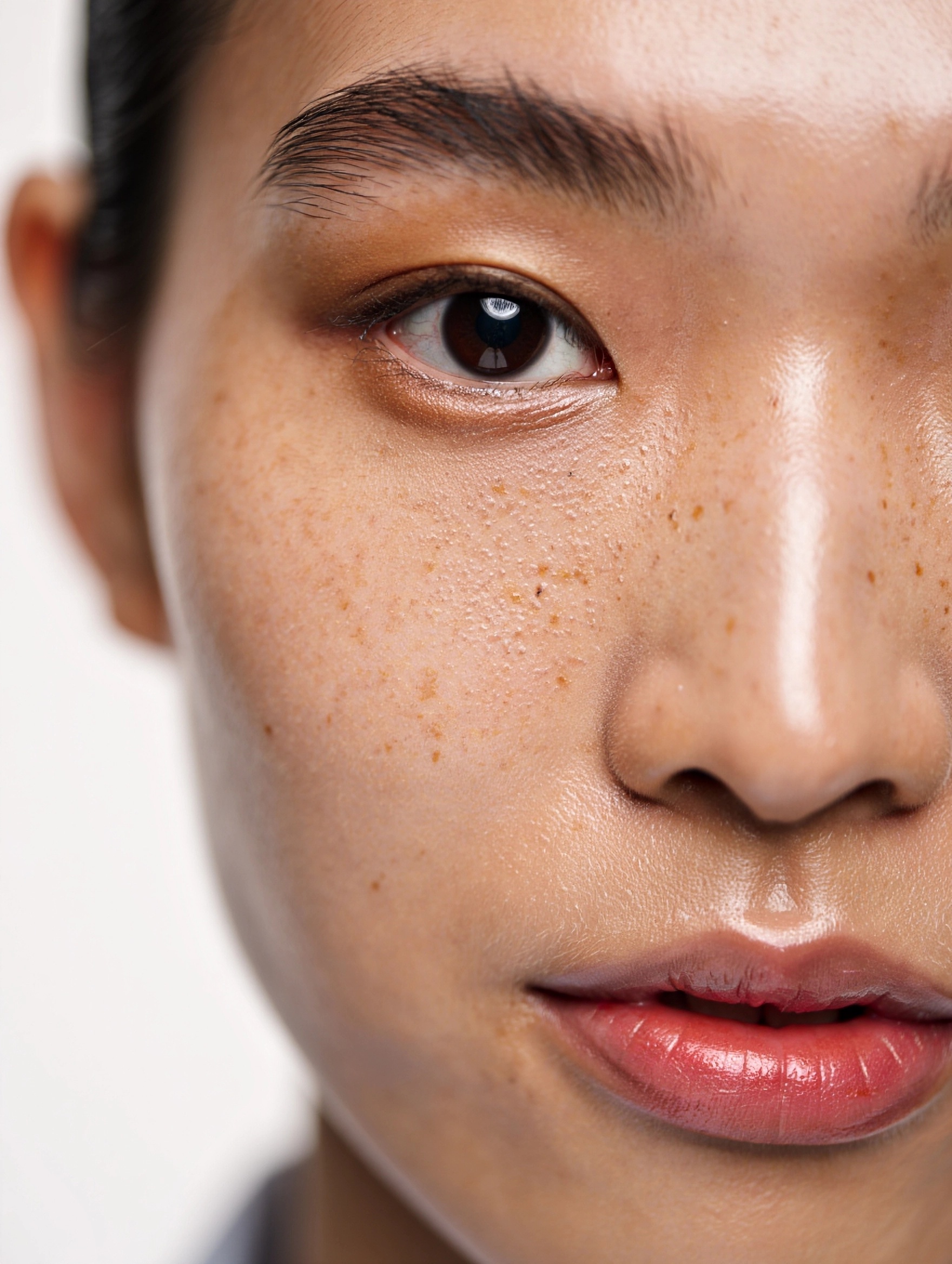 Freckled Face Close-Up Photo on Lummi