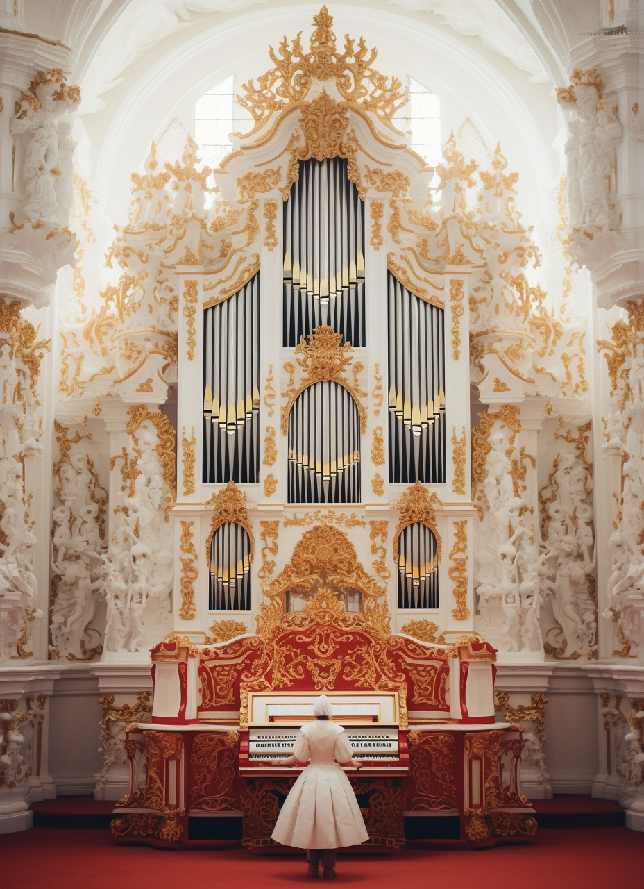Baroque Grandeur: The Solemn Organist Photo on Lummi