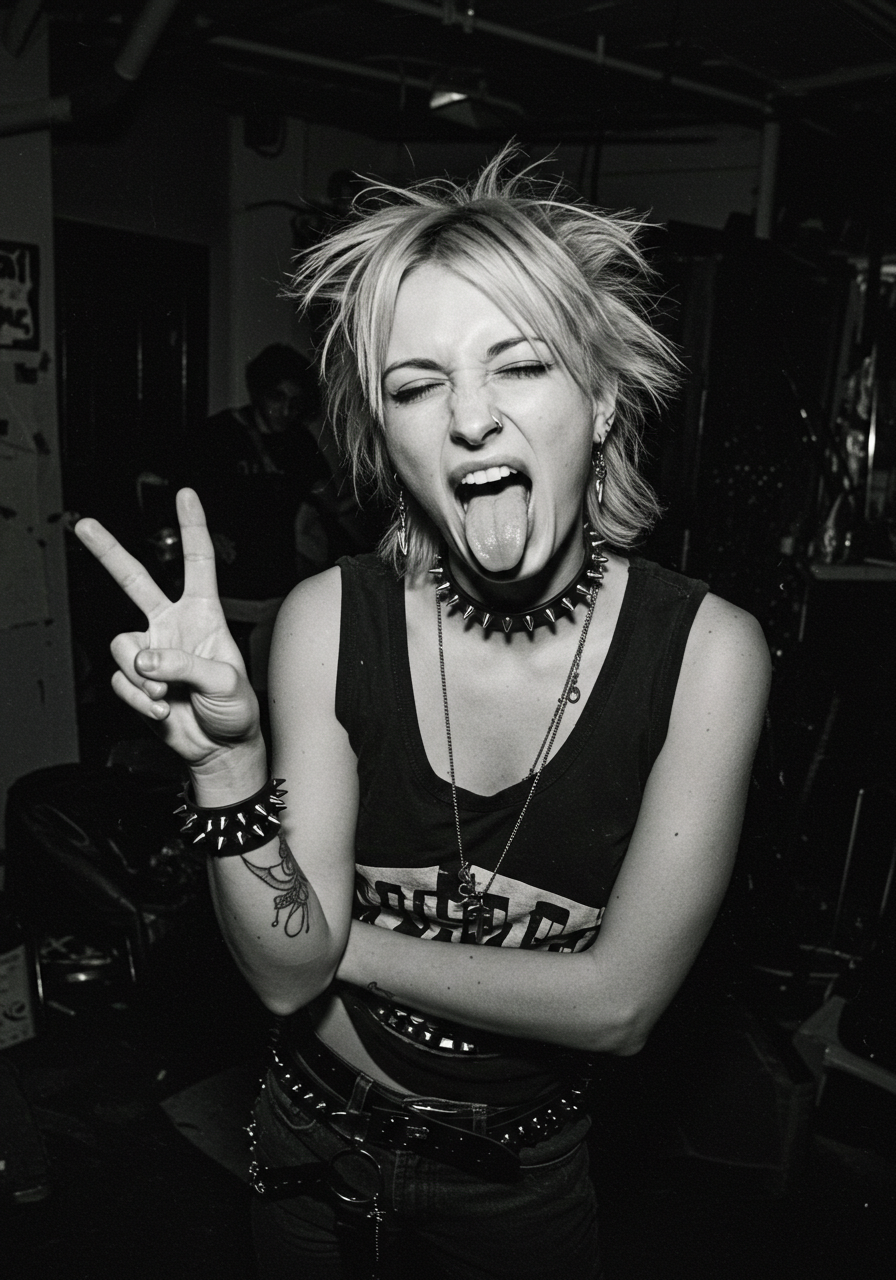 Edgy Punk Portrait Photo on Lummi