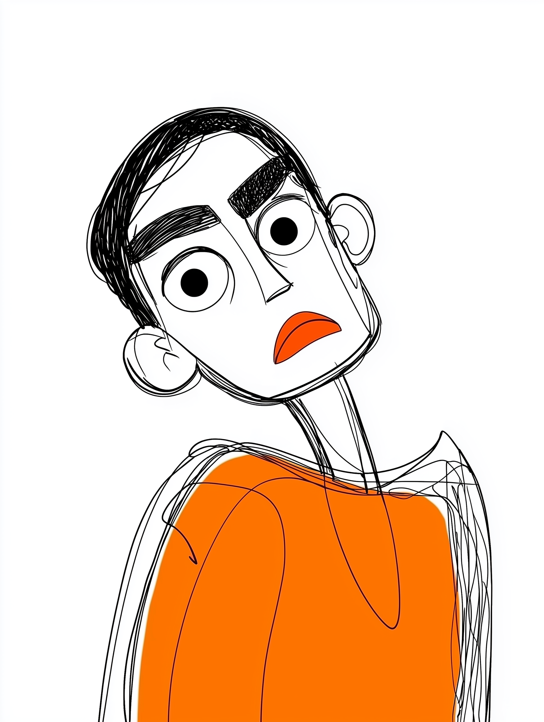 Stylized Human Illustration Illustration on Lummi