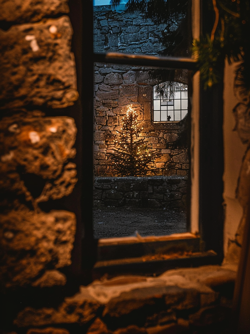 Rustic Christmas Ambiance Photo on Lummi