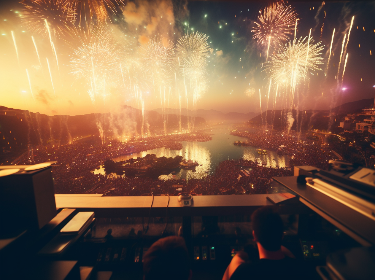 Sunset Fireworks Gala Photo on Lummi