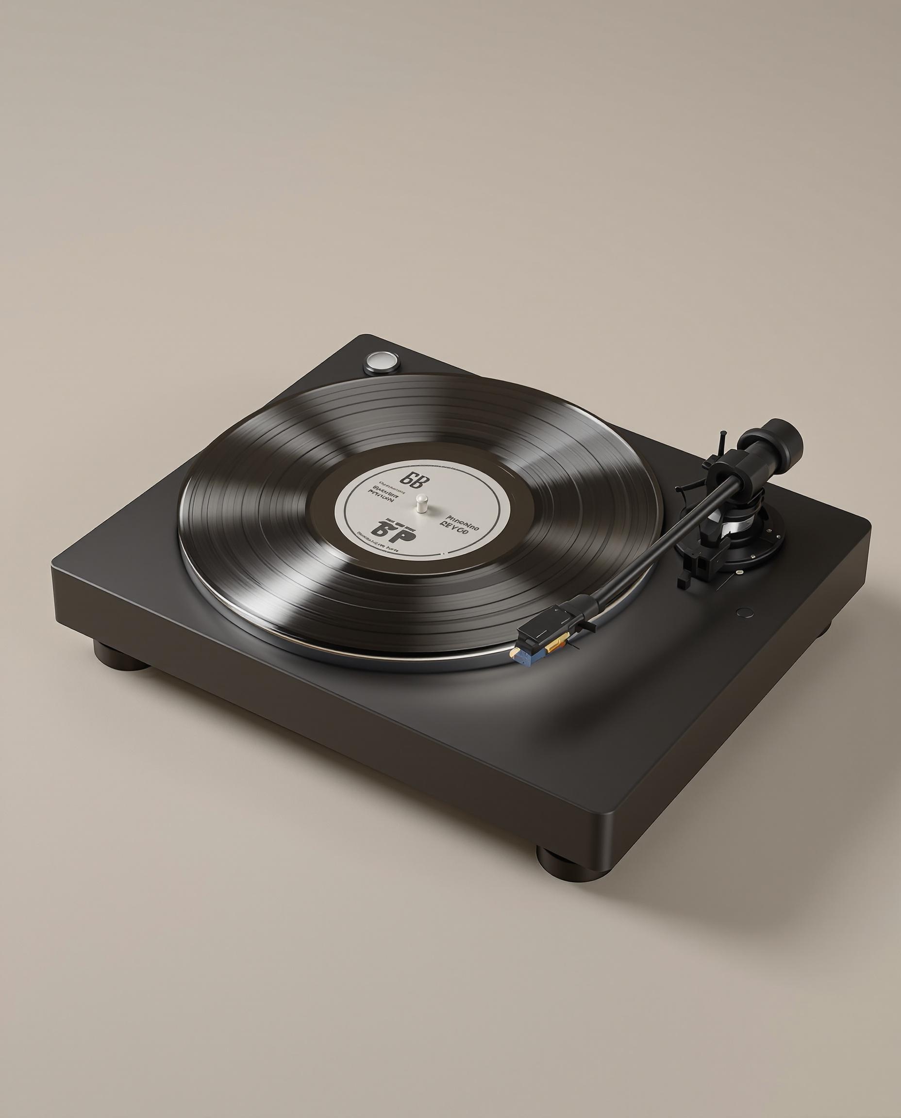 Modern Turntable Aesthetic Photo on Lummi