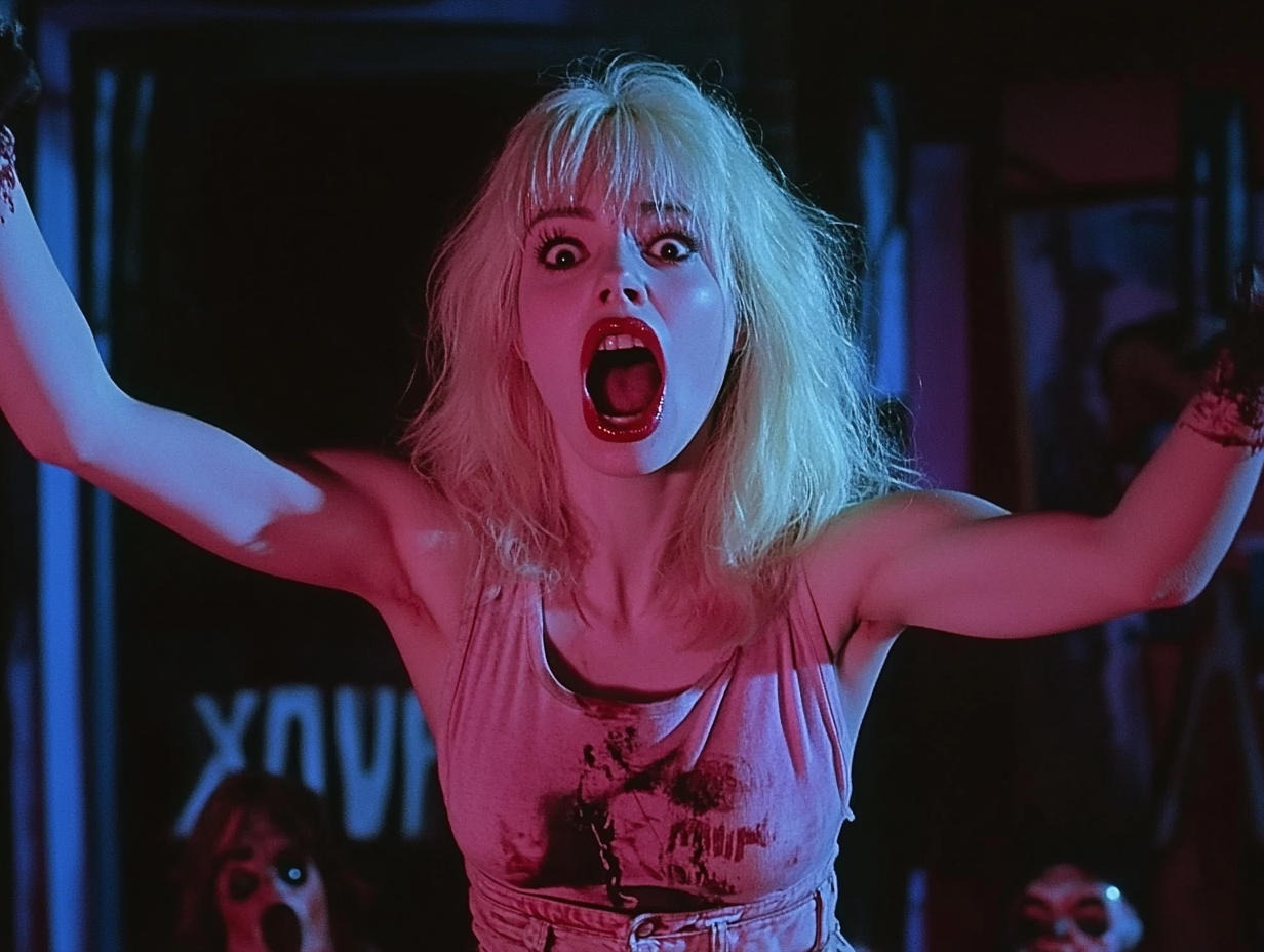 Woman Screaming in Horror Photo on Lummi