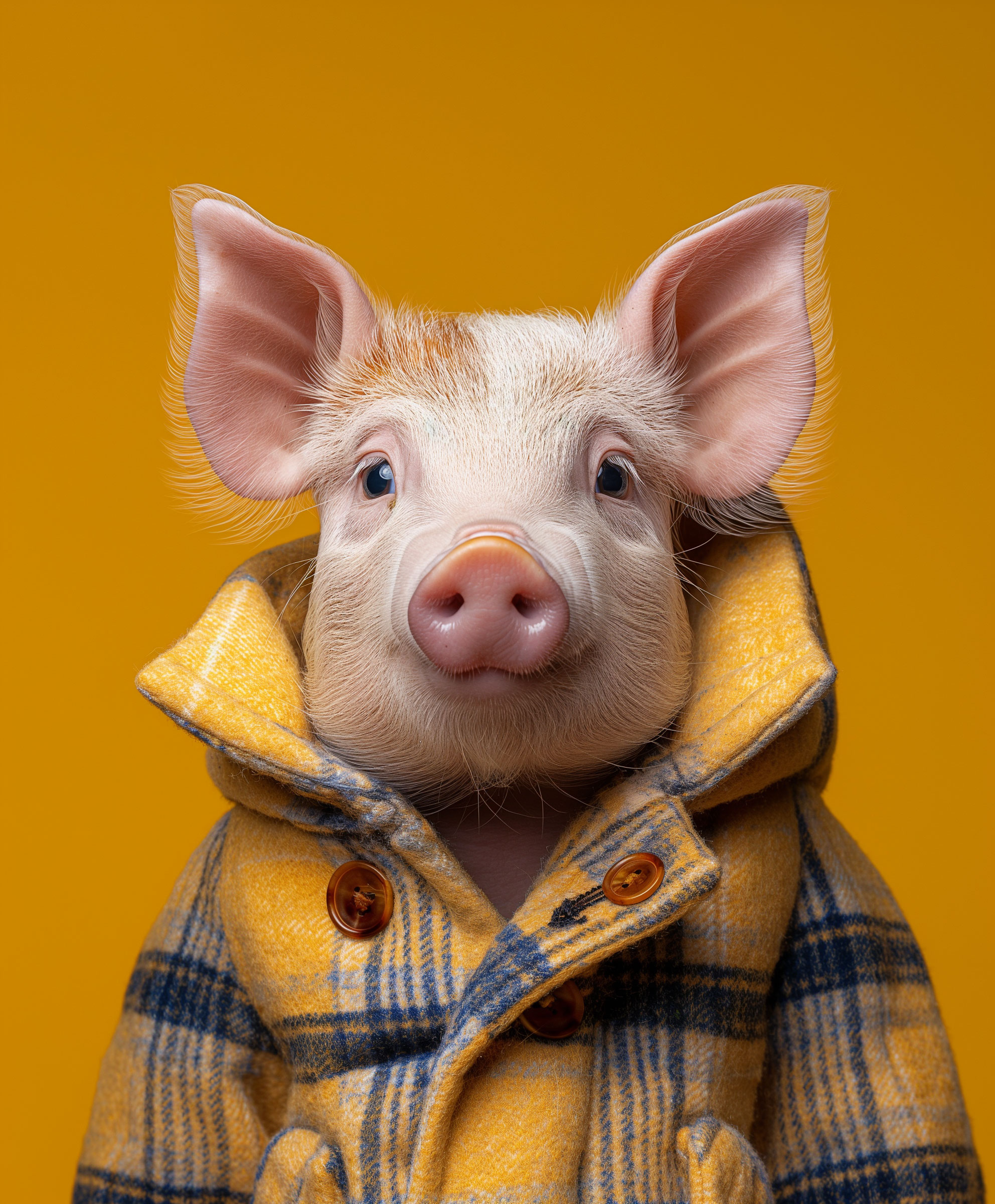 Dapper Dressed Pig Photo on Lummi