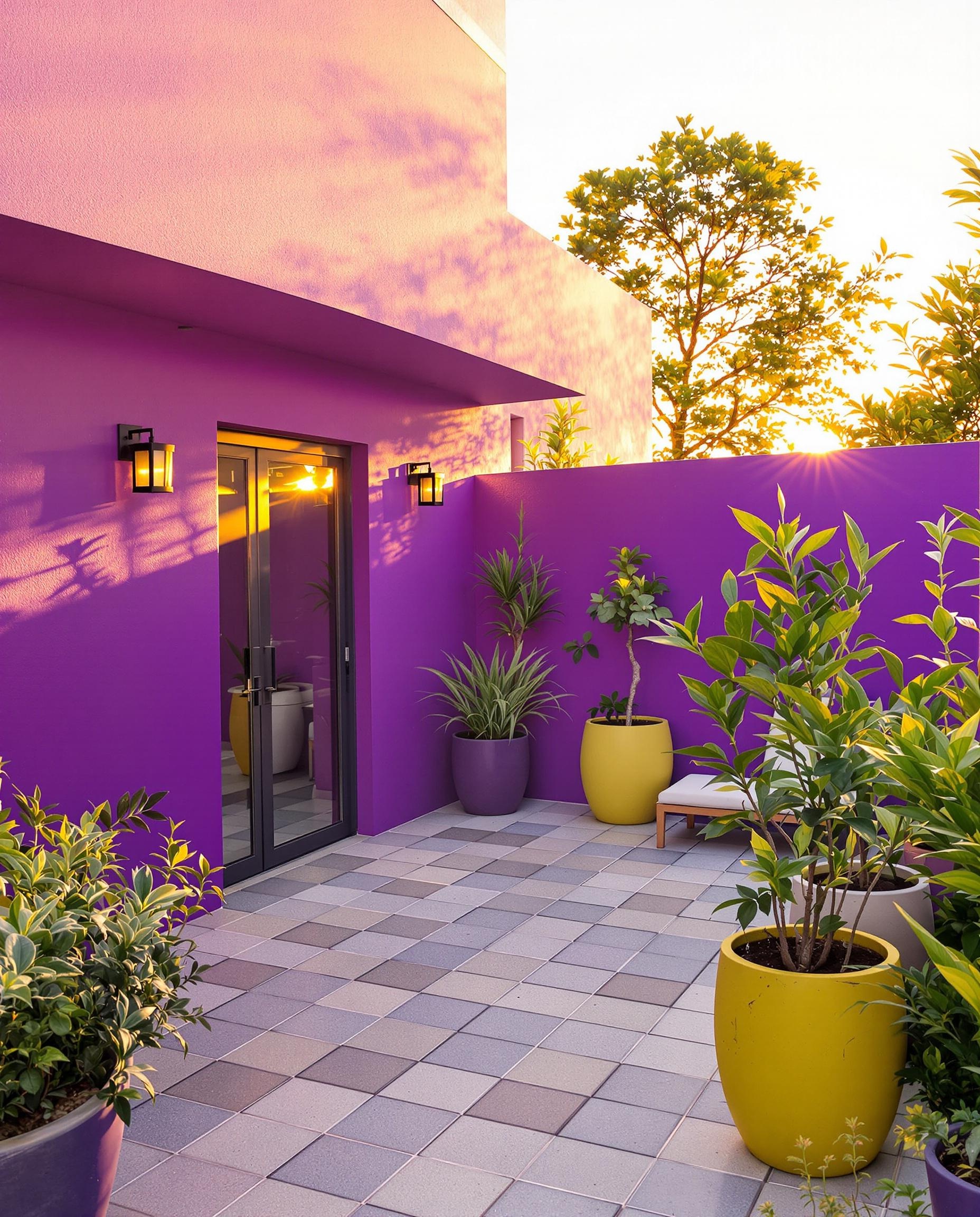 Vibrant Patio Scene Photo on Lummi