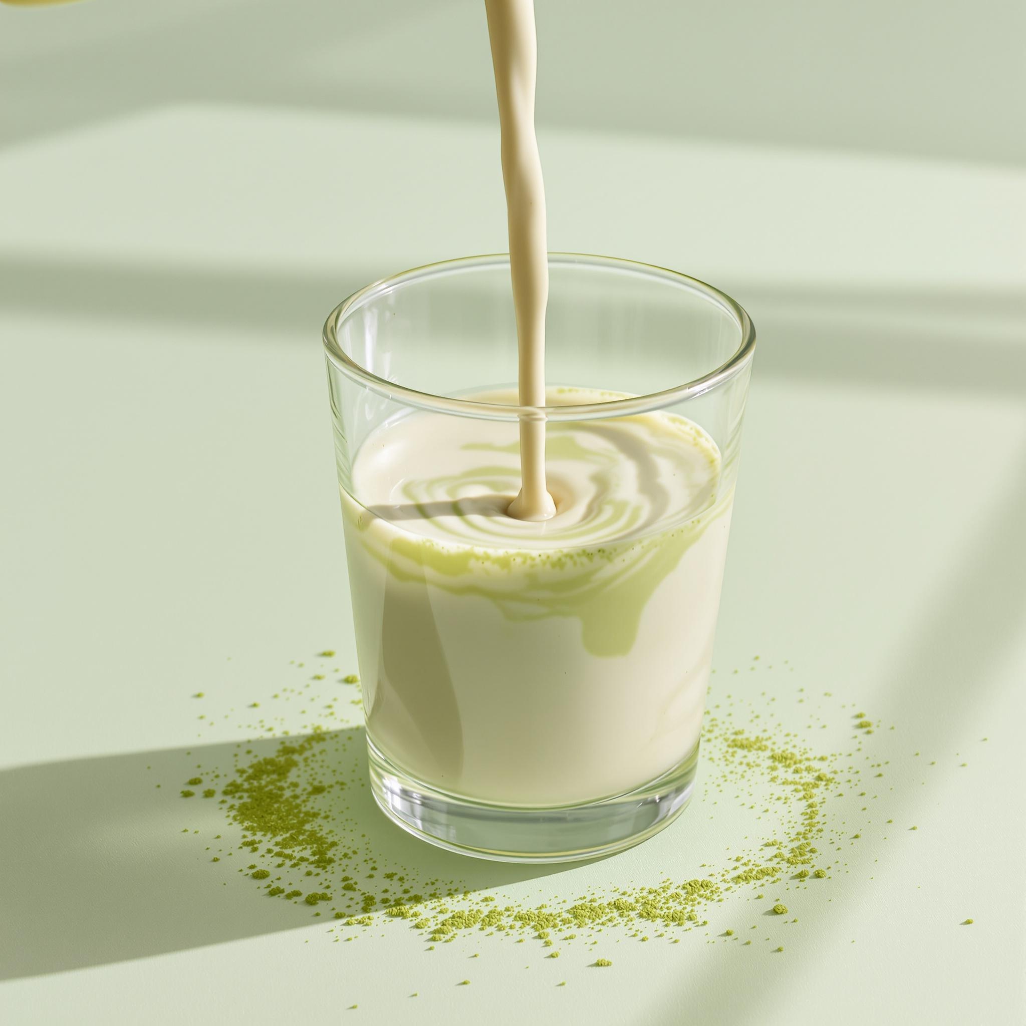 Creamy Matcha Latte Photo on Lummi
