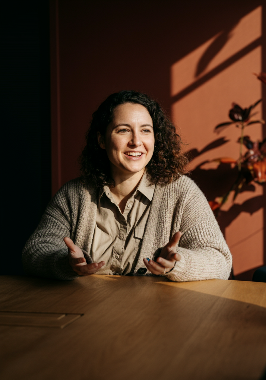 Warm Conversation Photo on Lummi