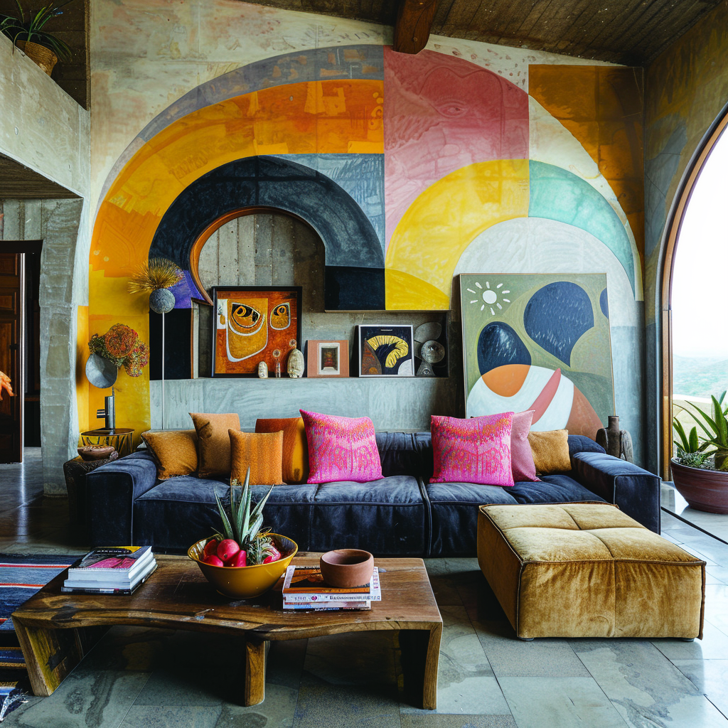 Artistic Living Room Interior Photo on Lummi