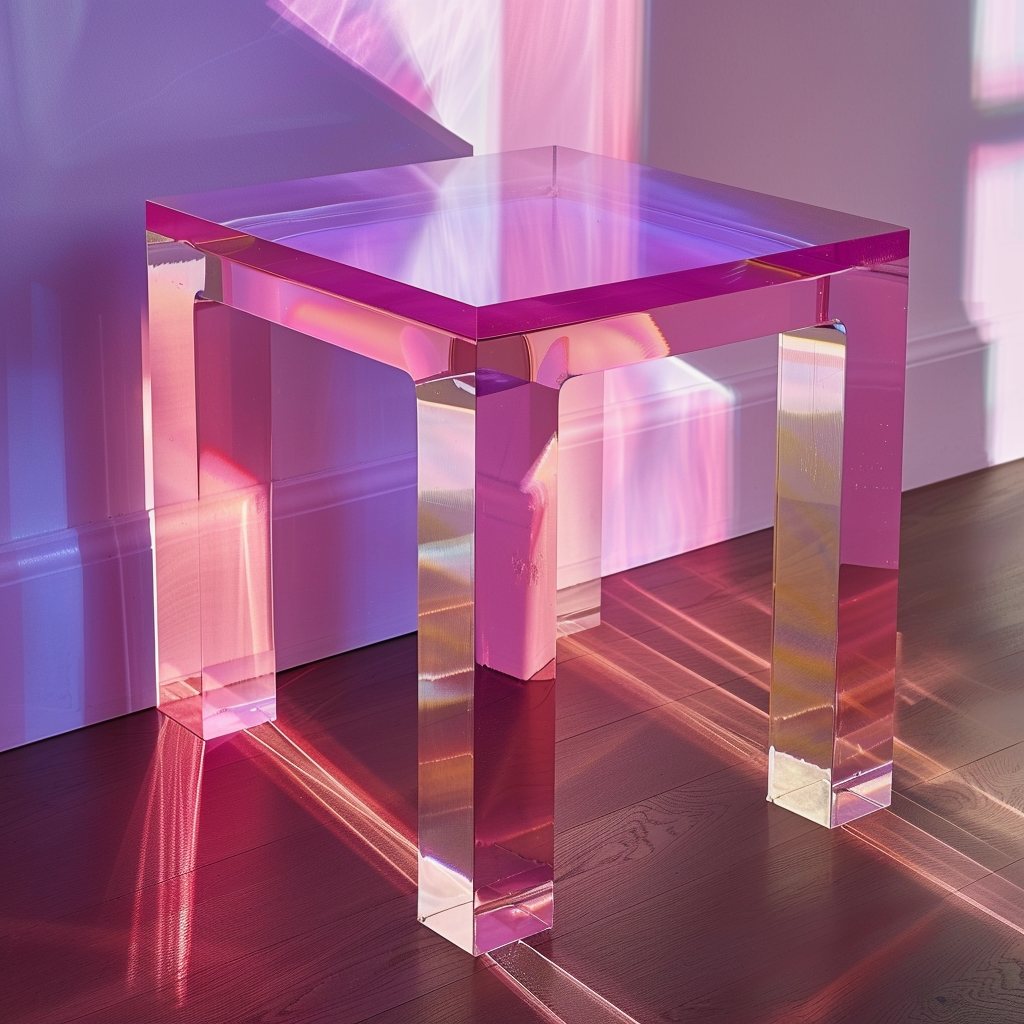 Prismatic Aesthetic Table Photo on Lummi