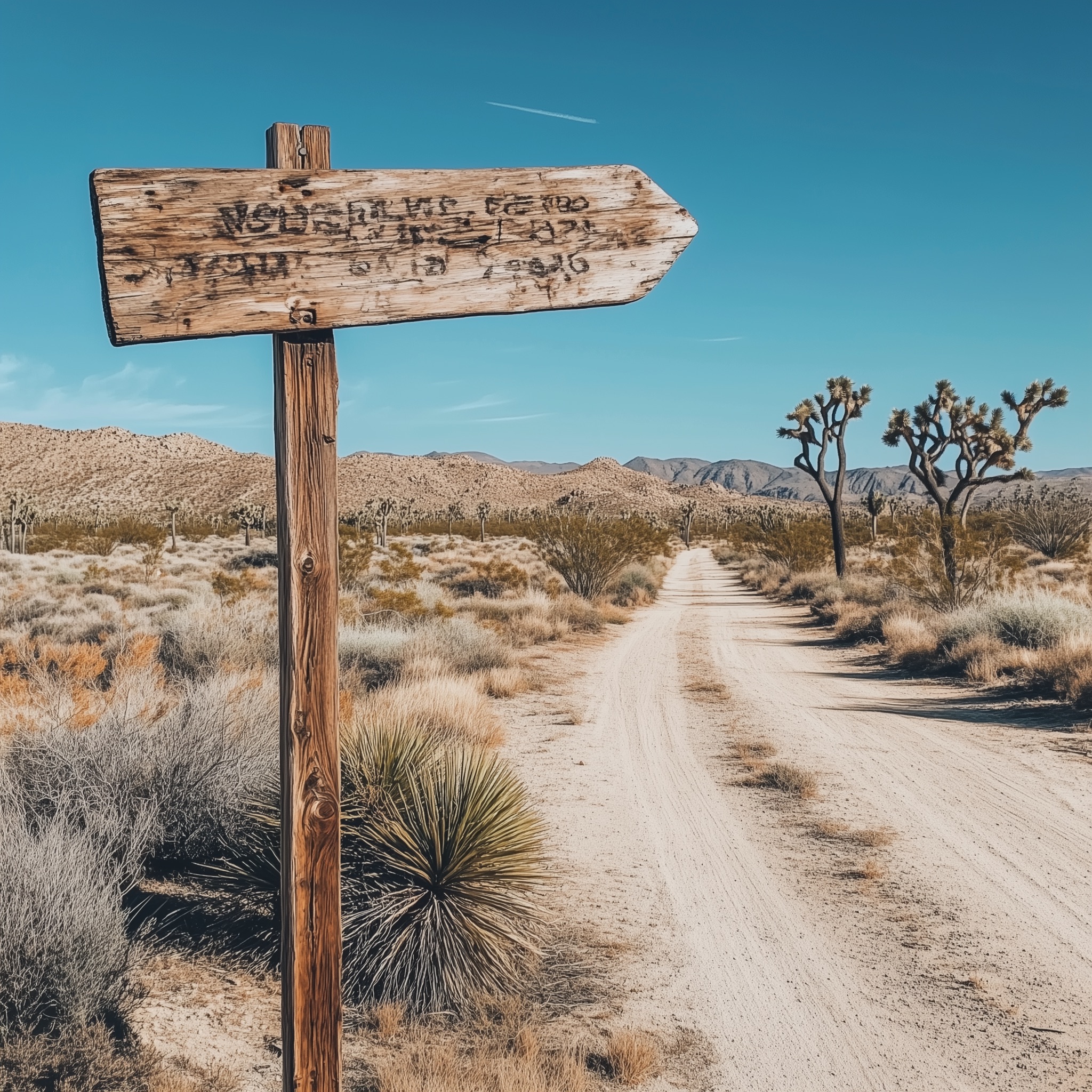 Rustic Desert Signpost Photo on Lummi