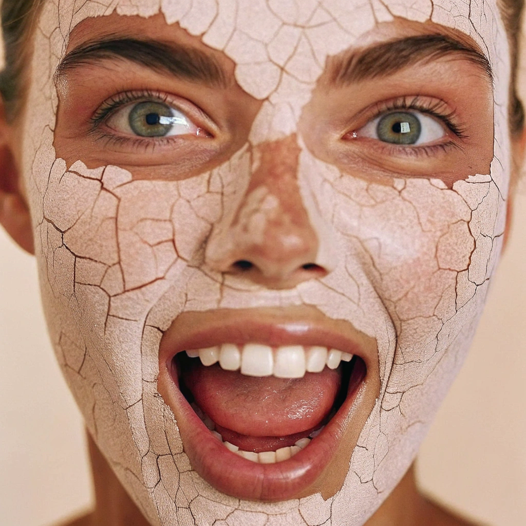 Woman with Clay Mask Photo on Lummi