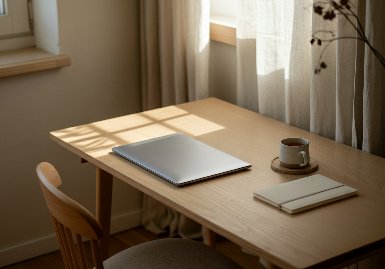 Minimalist Workspace Photo on Lummi