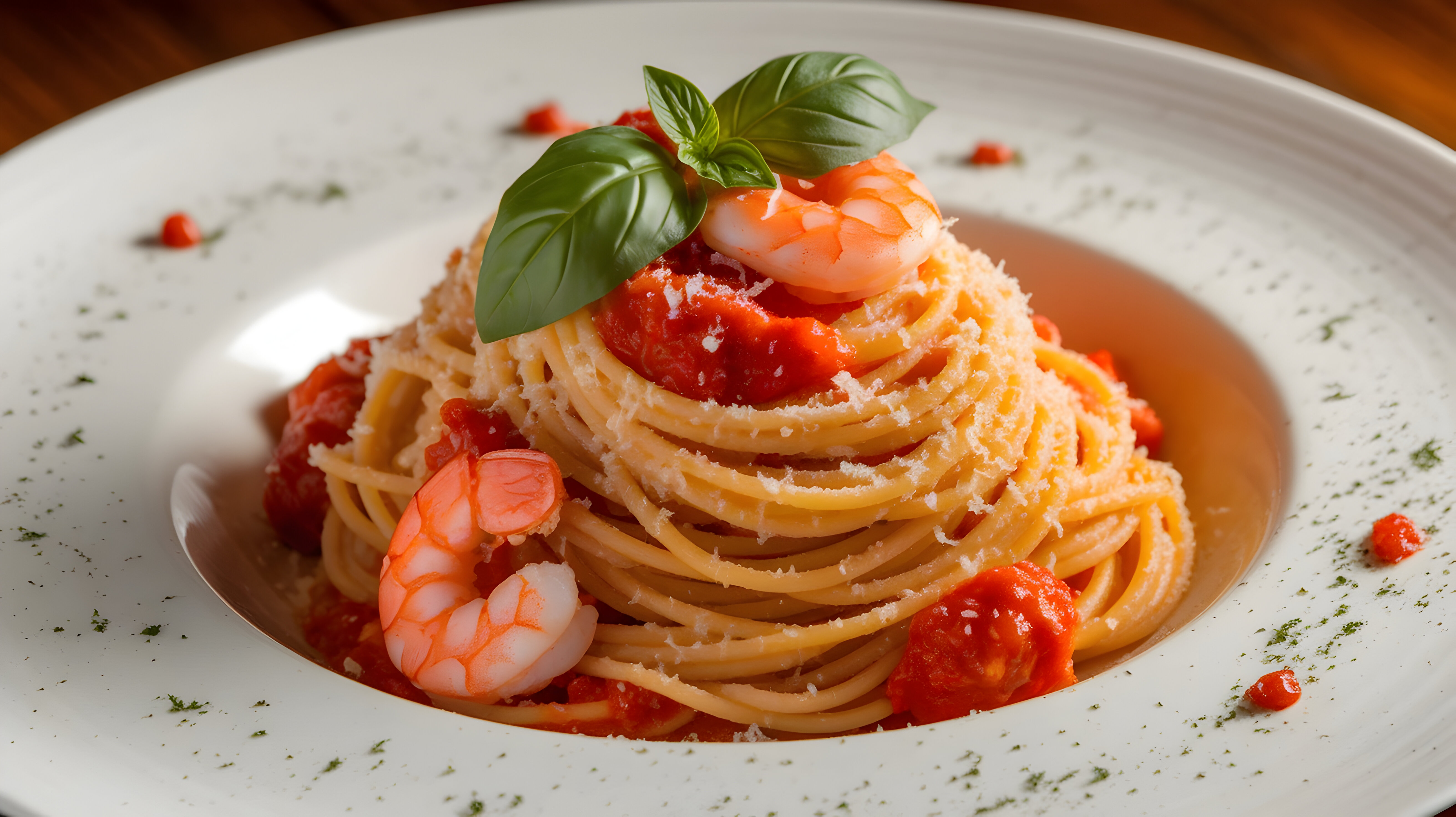 Elegant Spaghetti Dish Photo on Lummi
