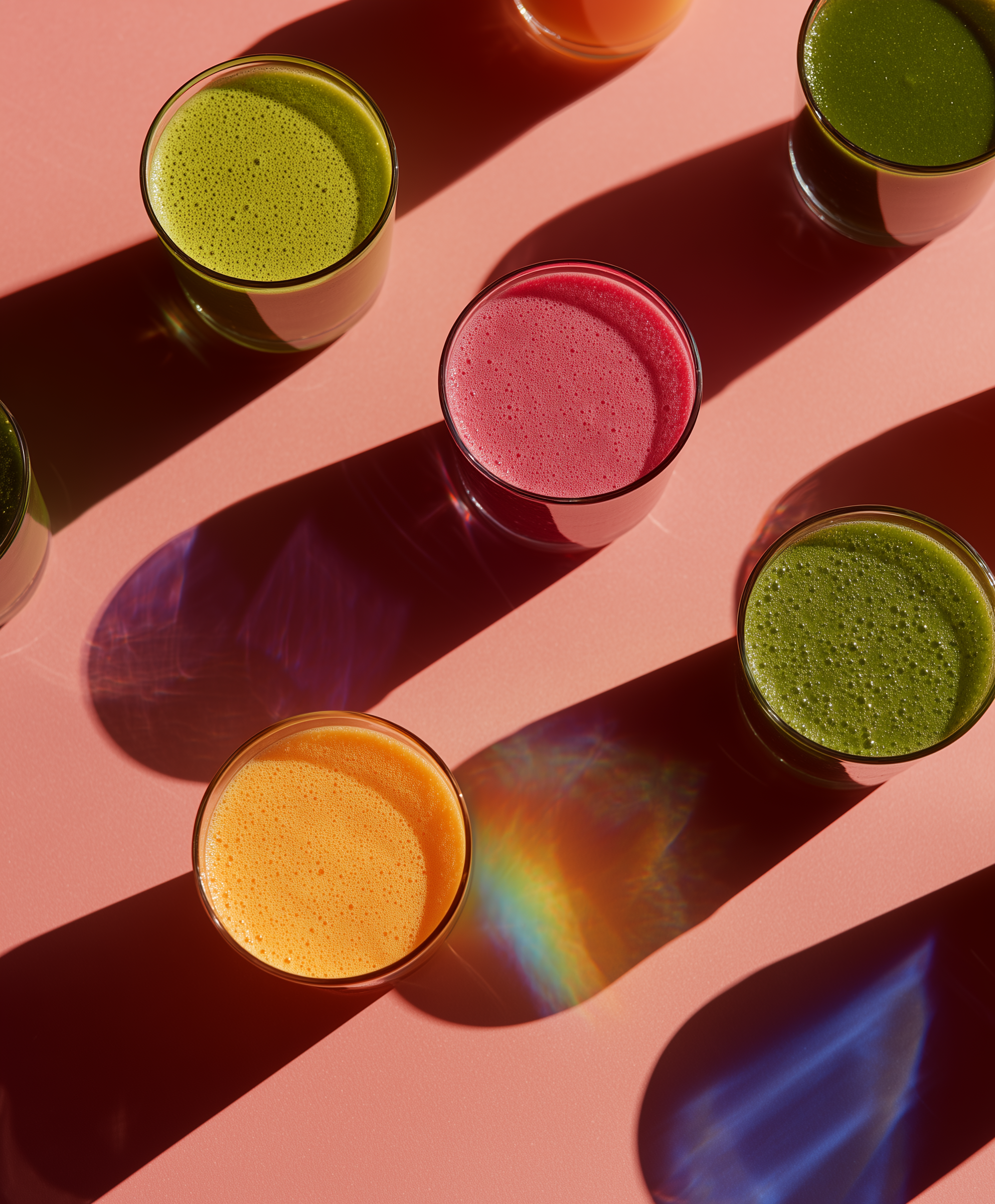 Colorful Juice Display Photo on Lummi