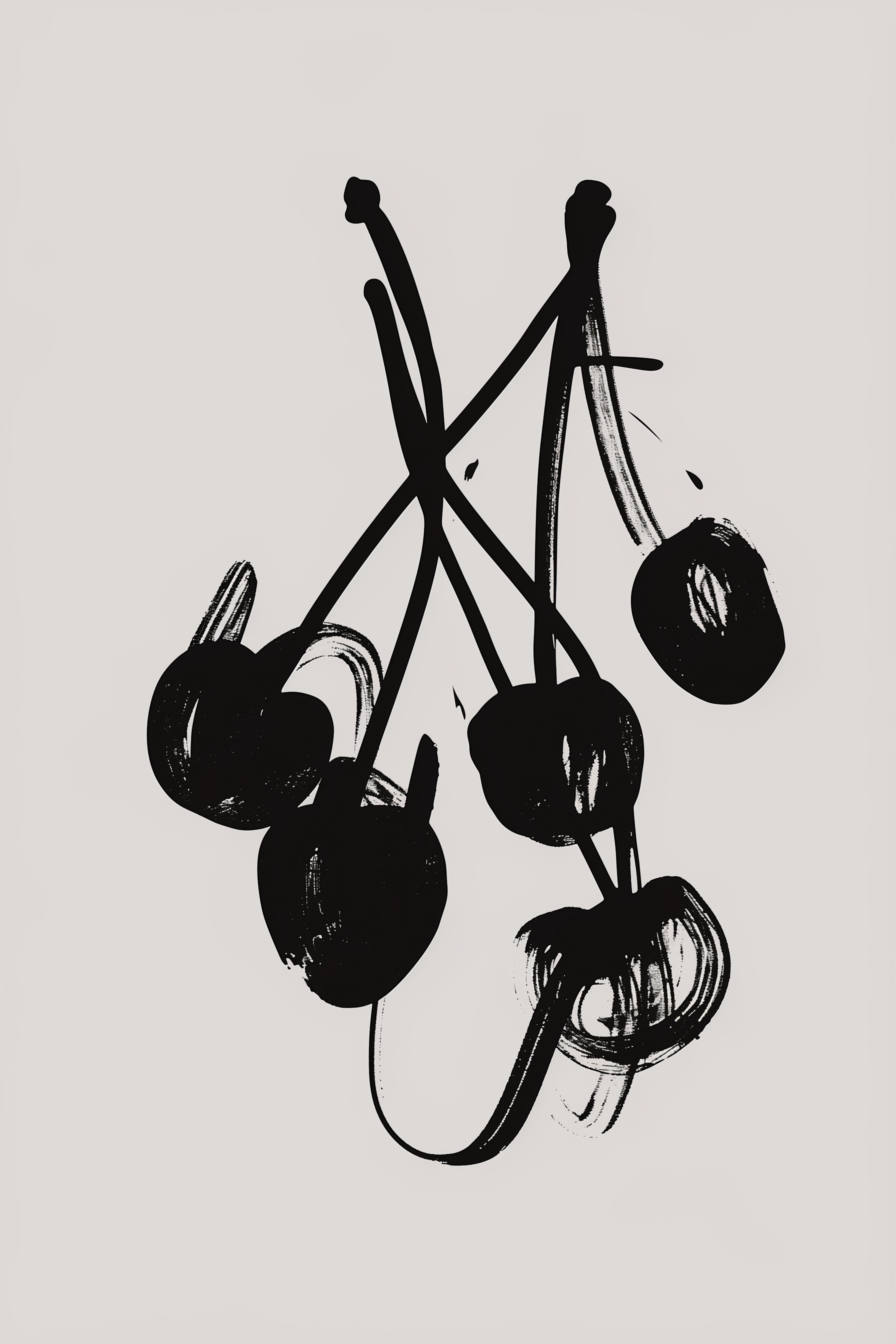 Abstract Cherry Art Illustration on Lummi