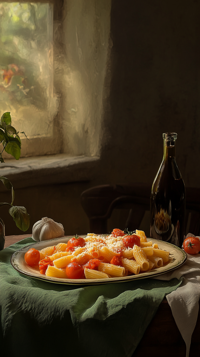 Rustic Italian Pasta Dish Photo on Lummi