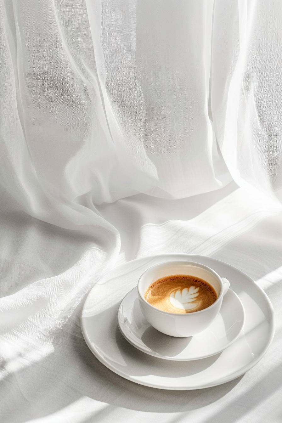 Serene Coffee Moment Photo on Lummi