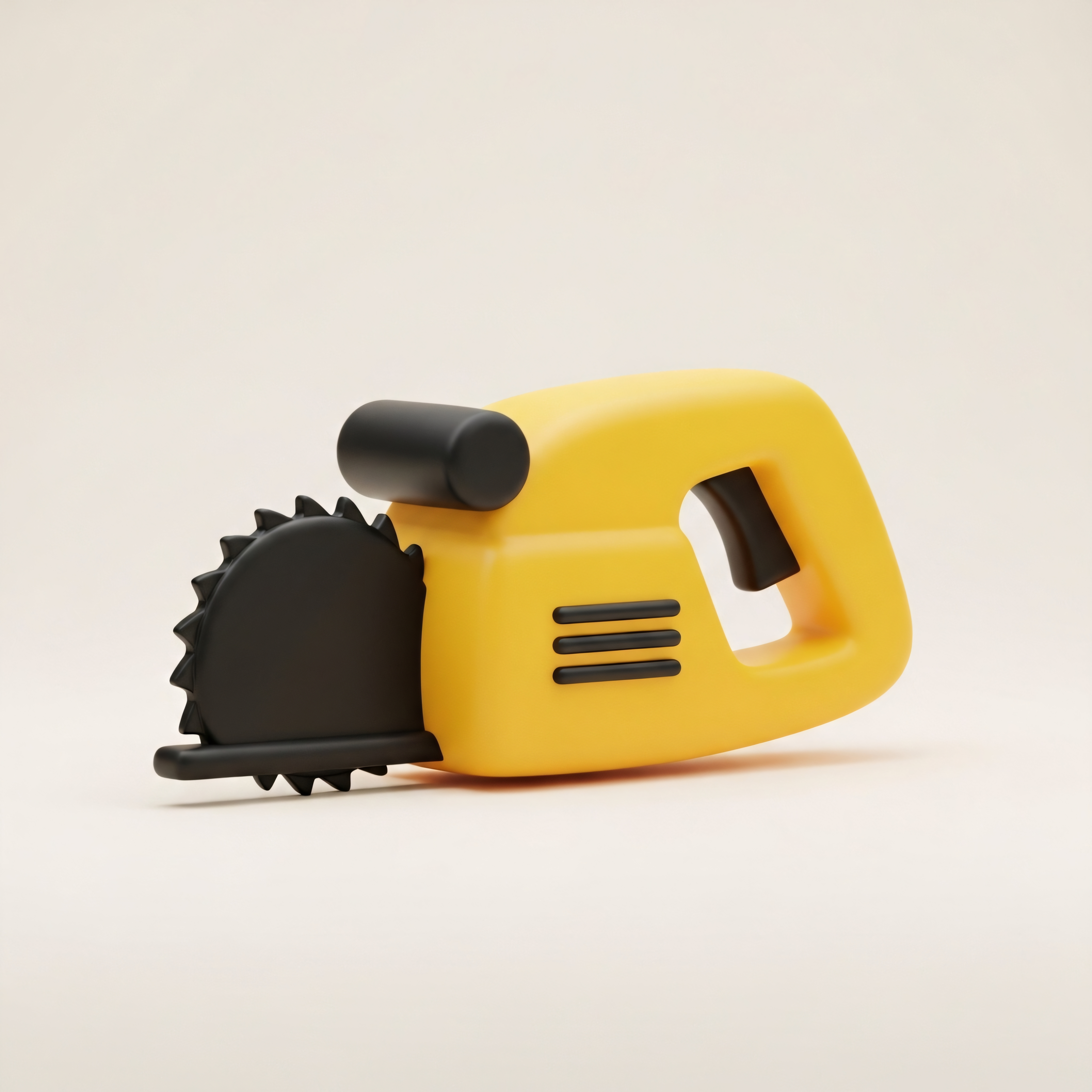 Stylized Circular Saw 3D Image on Lummi
