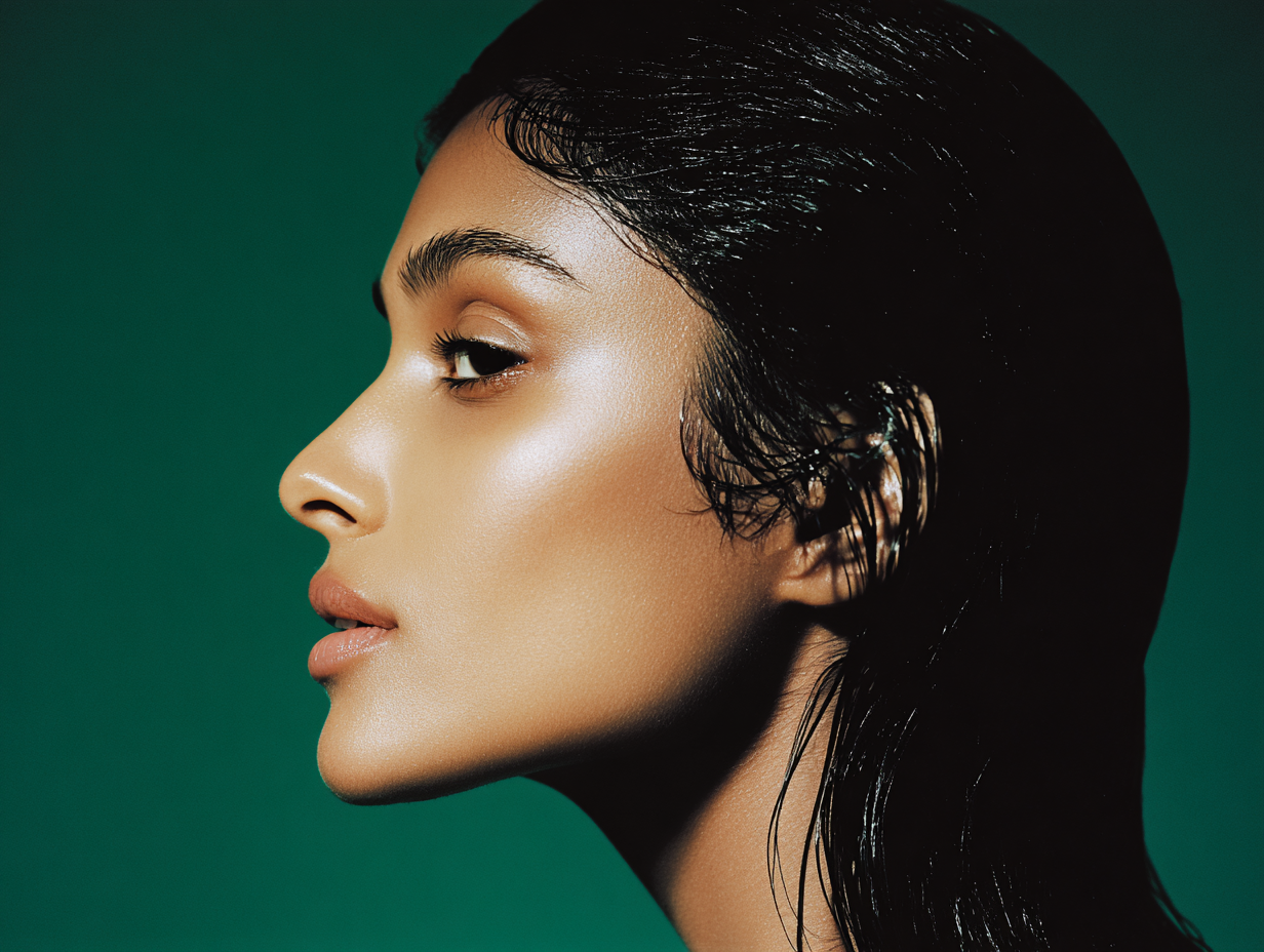 Elegant Profile Portrait Photo on Lummi