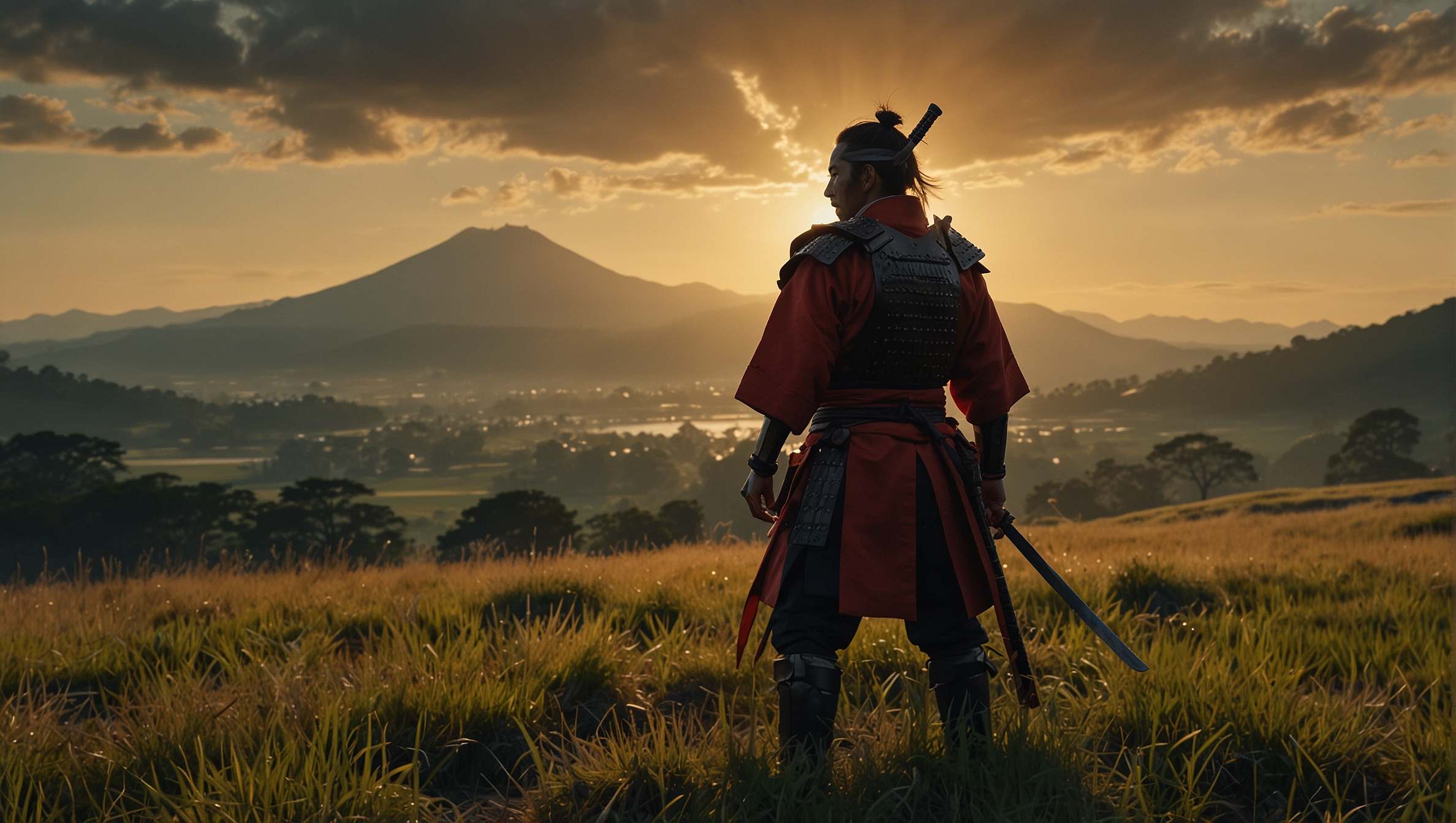 Samurai Warrior at Sunset Photo on Lummi