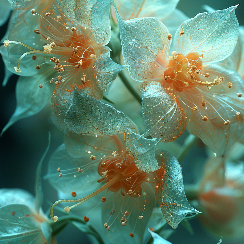 Surreal Ethereal Flowers Photo on Lummi