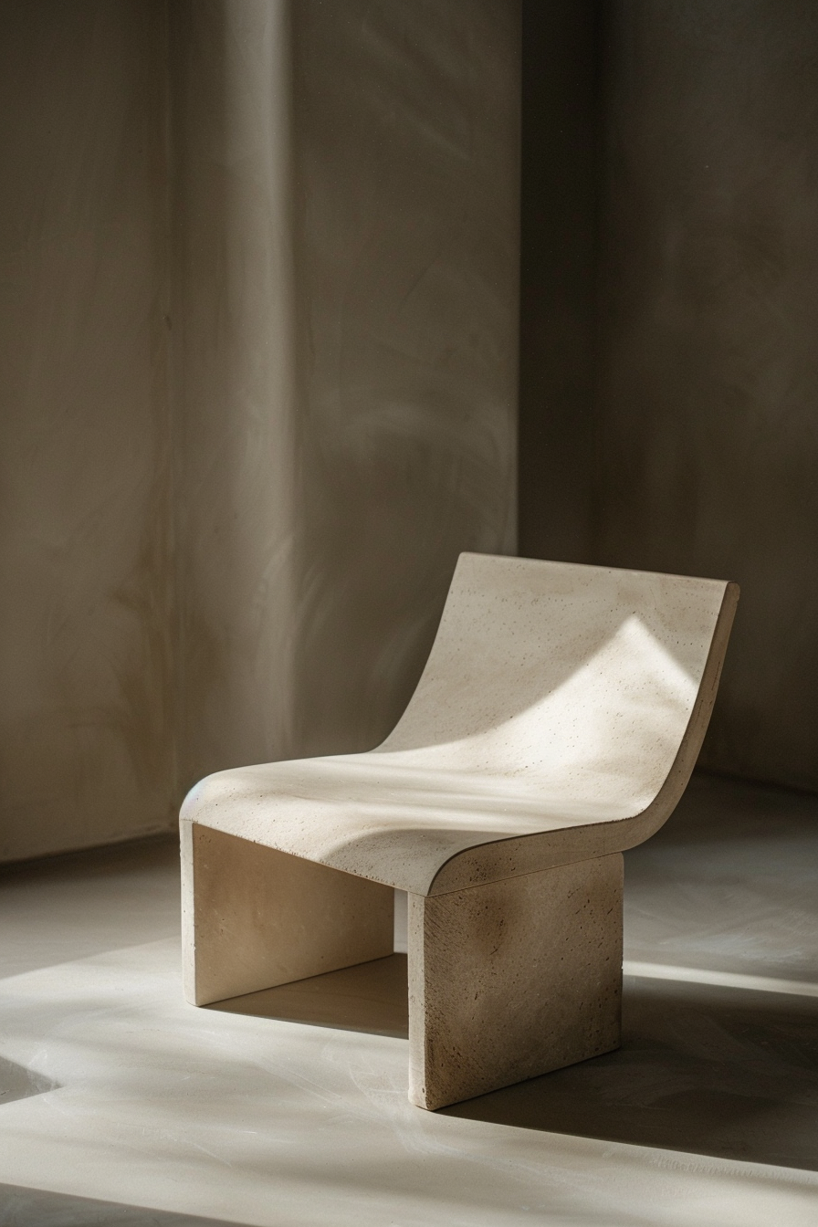 Minimalist Modern Chair in Interior Photo on Lummi
