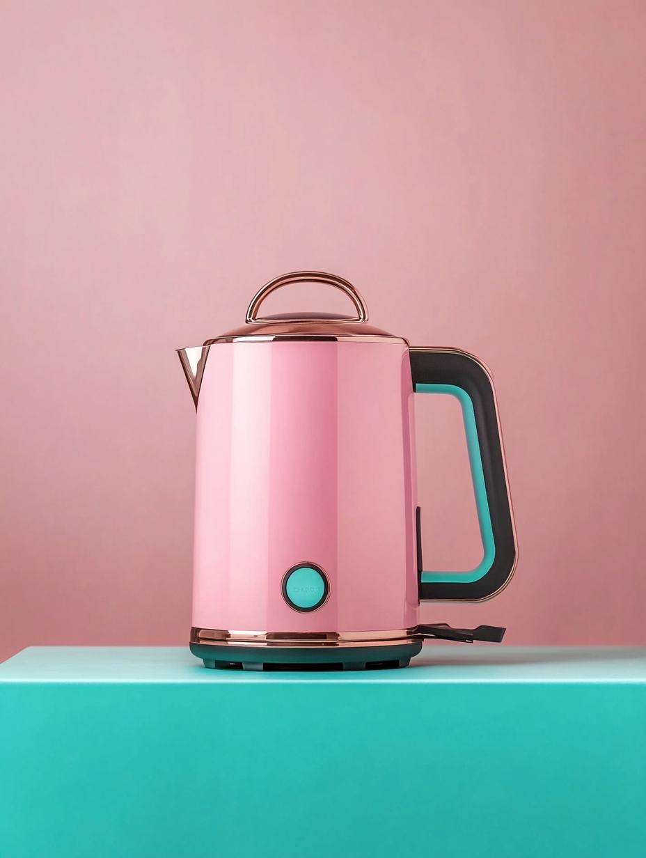 Modern Pink Electric Kettle Photo on Lummi