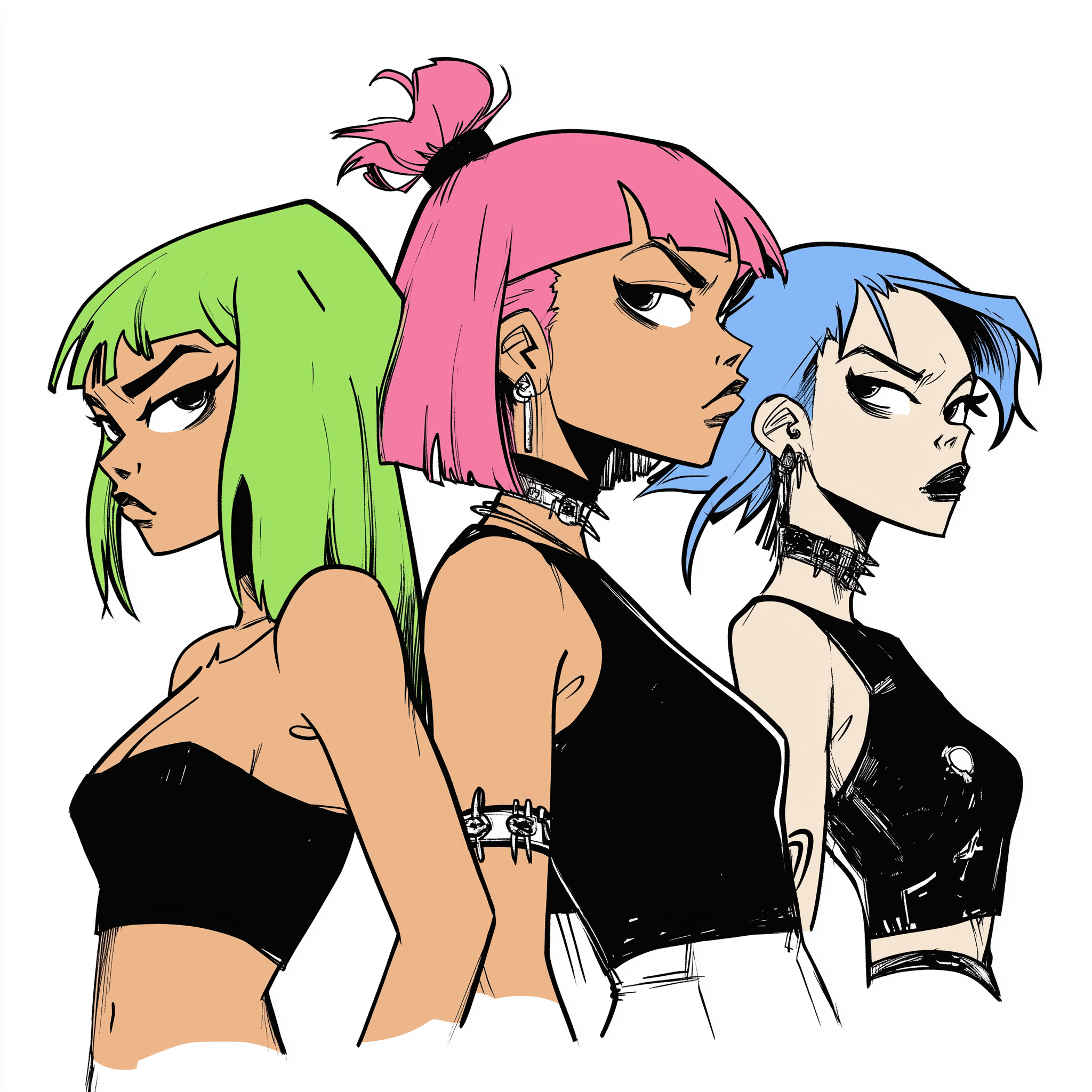 Lummi Illustration - Animated Characters with Edgy Style