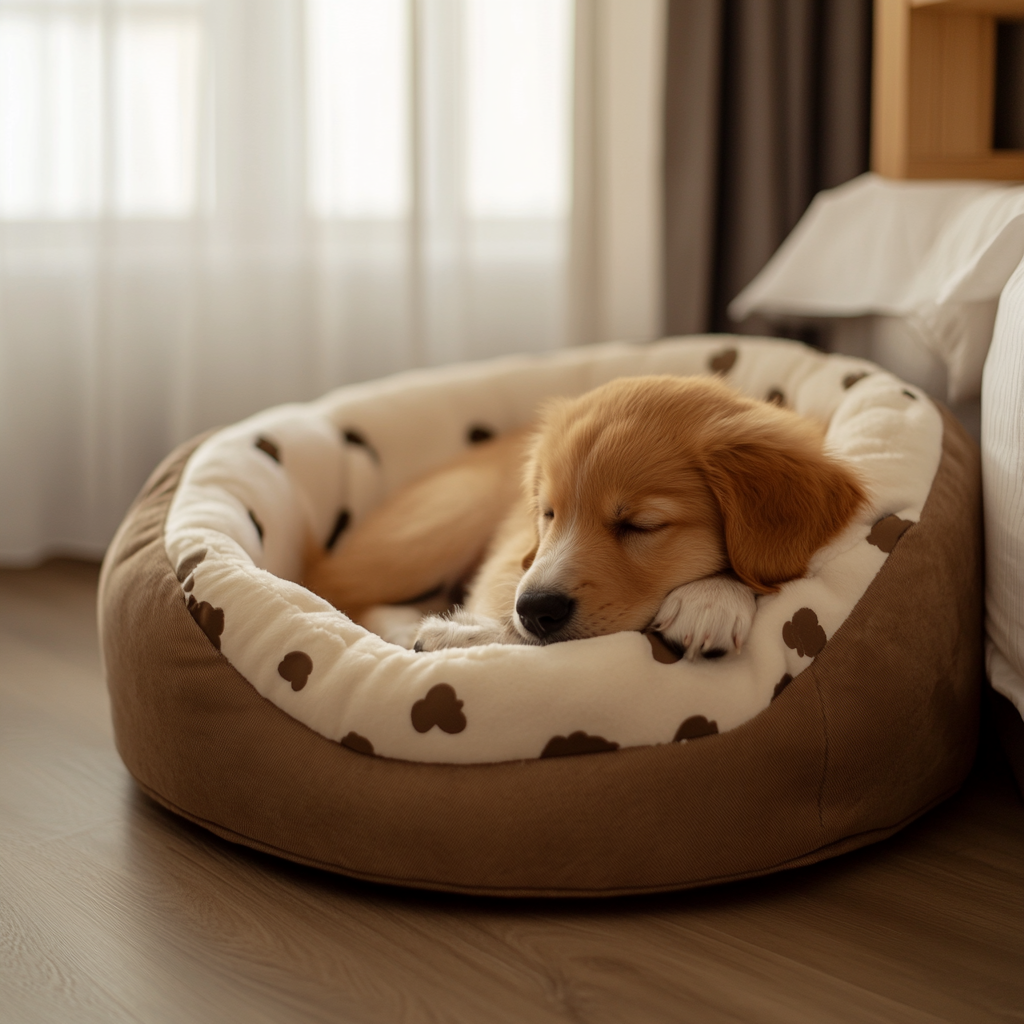 Sleeping Golden Retriever Puppy Photo on Lummi