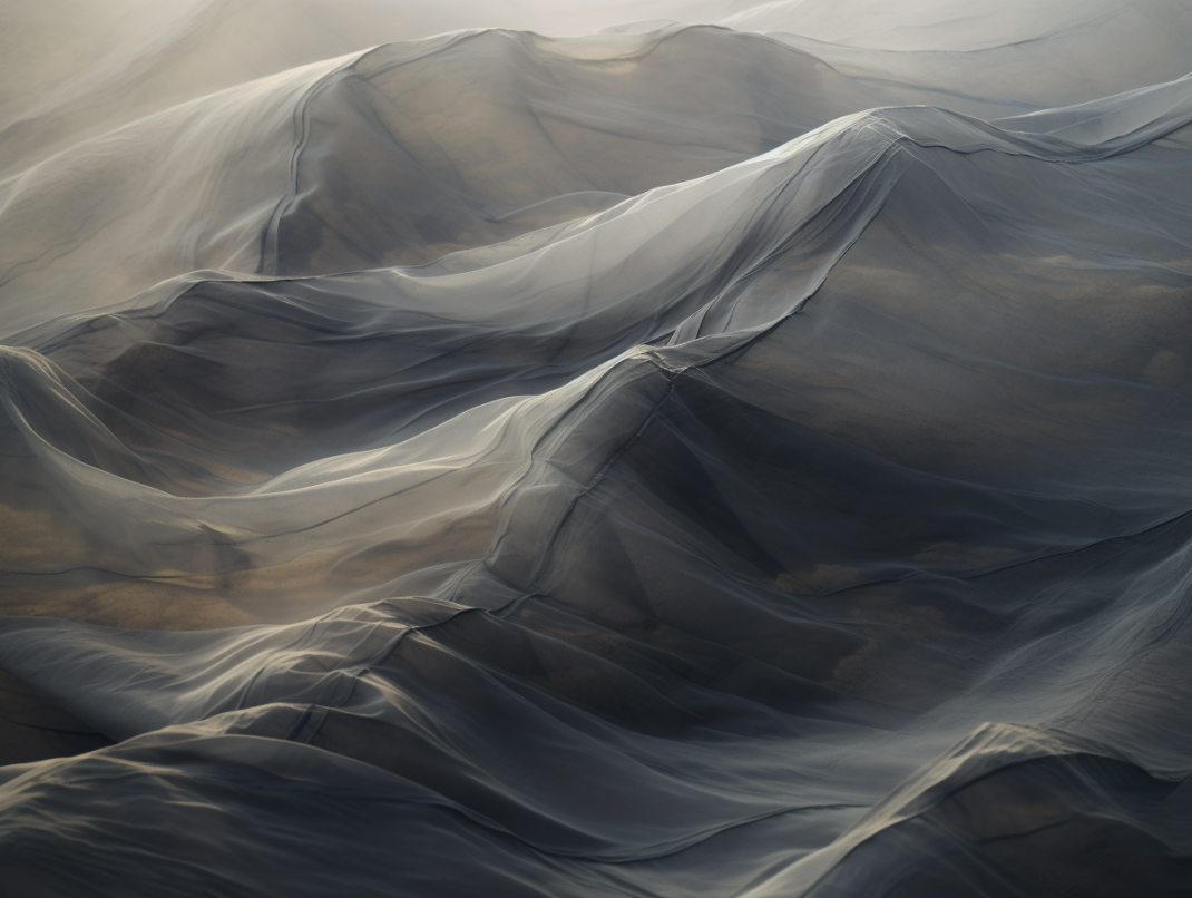 Ethereal Fabric Terrain Photo on Lummi