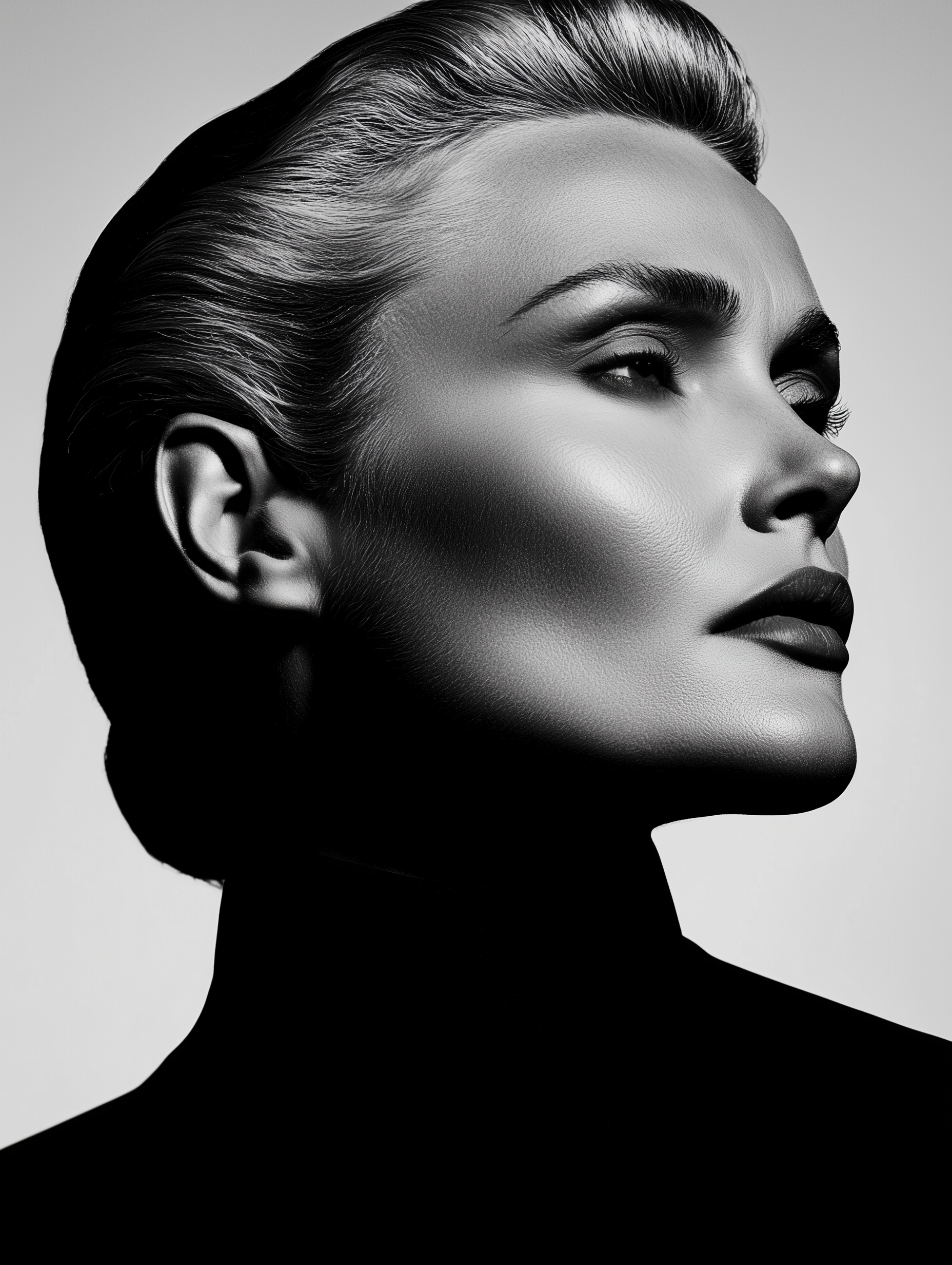 Elegant Side Profile Portrait Photo on Lummi