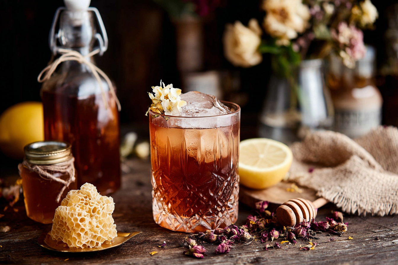 Rustic Beverage Scene Photo on Lummi