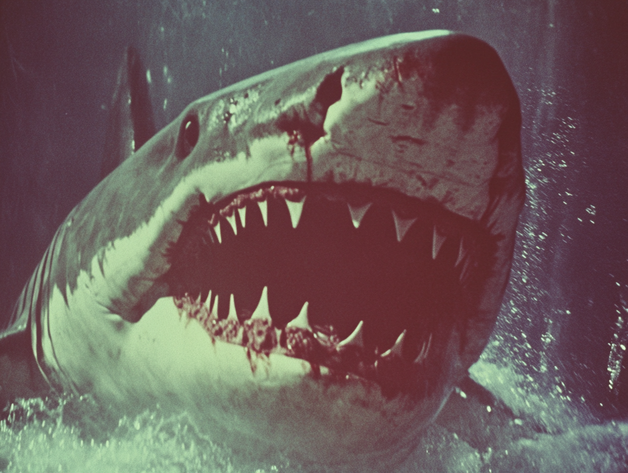 Menacing Shark Underwater Photo on Lummi