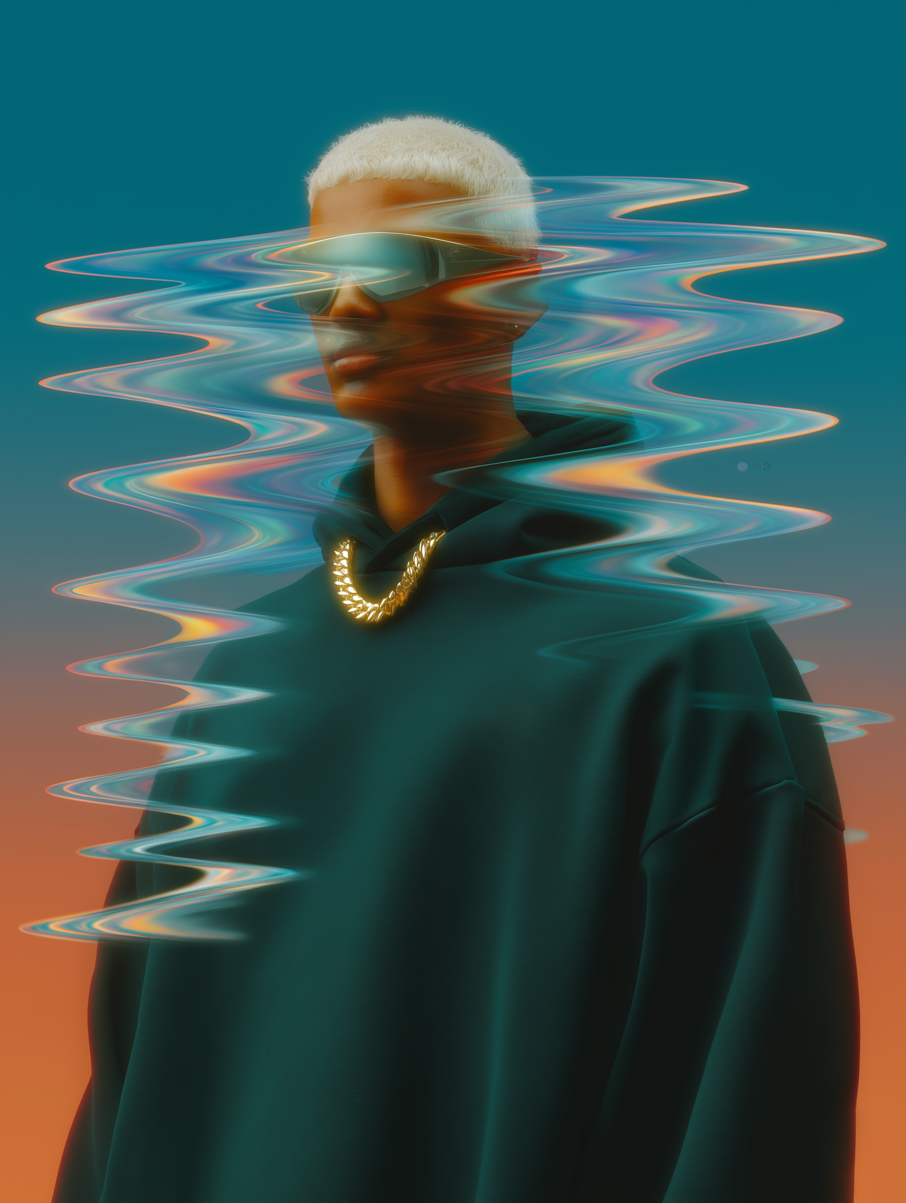 Futuristic Portrait Photo on Lummi