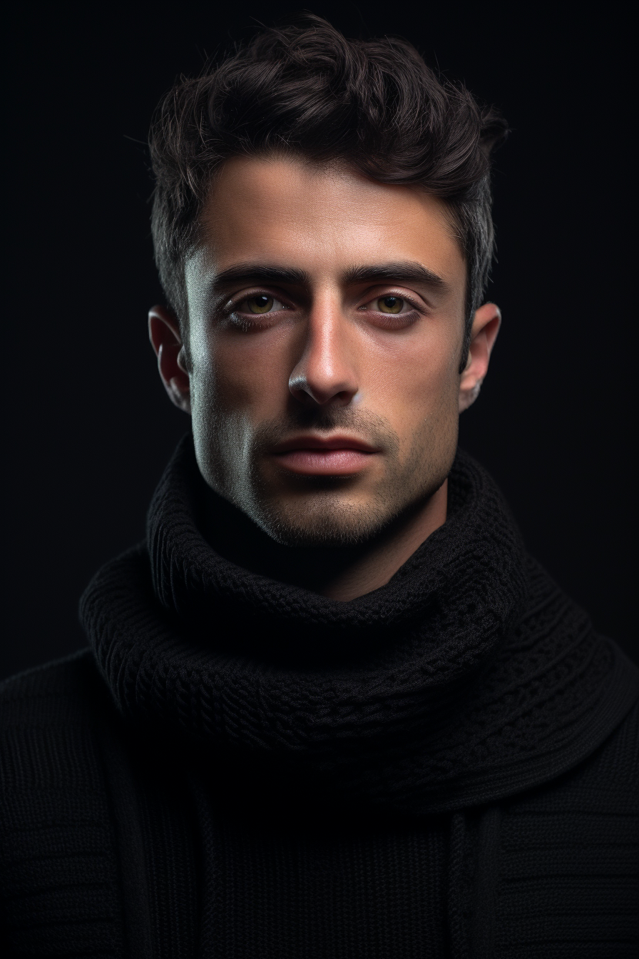 The Introspective Man in Shadows Photo on Lummi