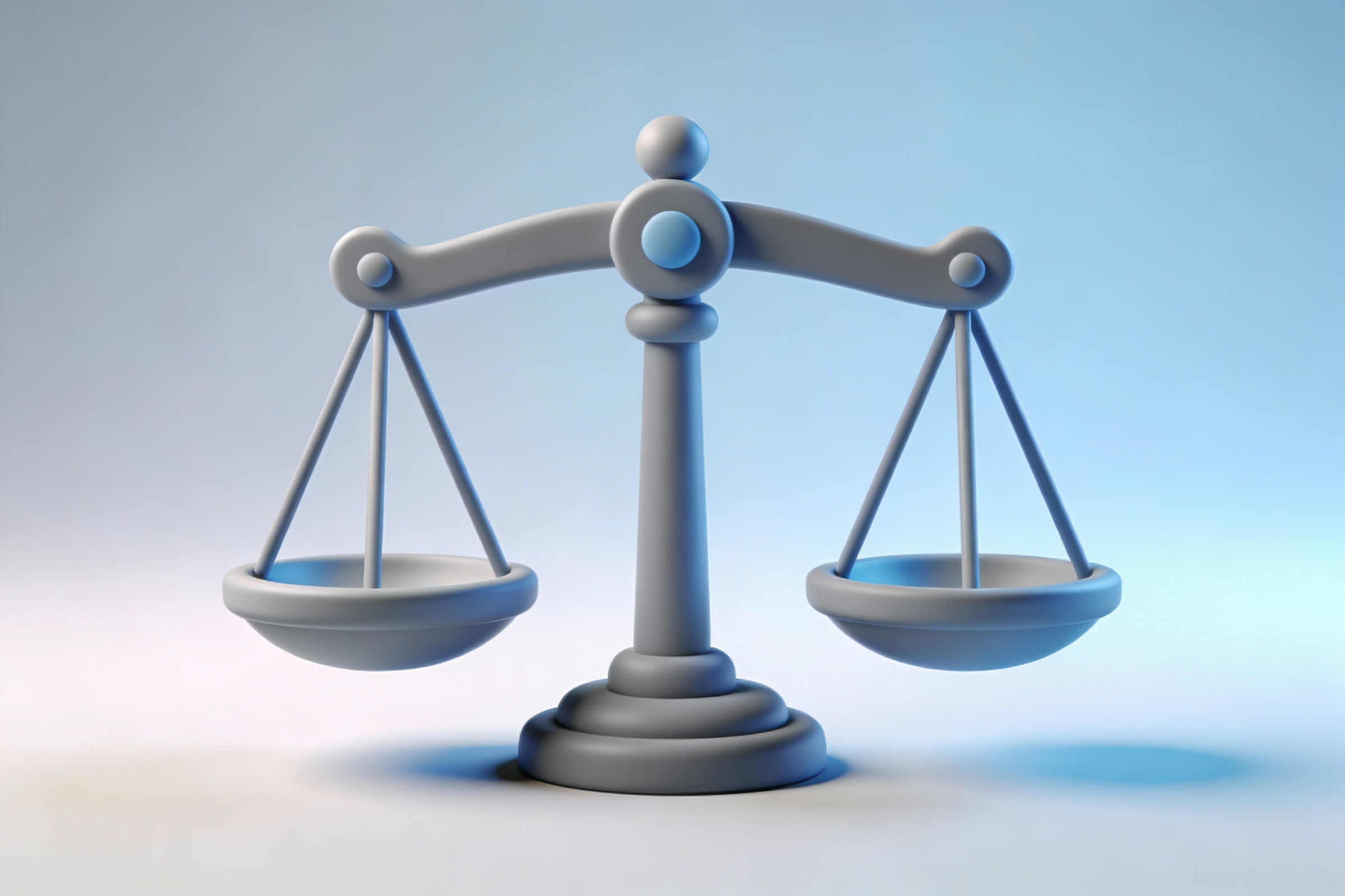 Minimalist Balance Scale 3D Image on Lummi