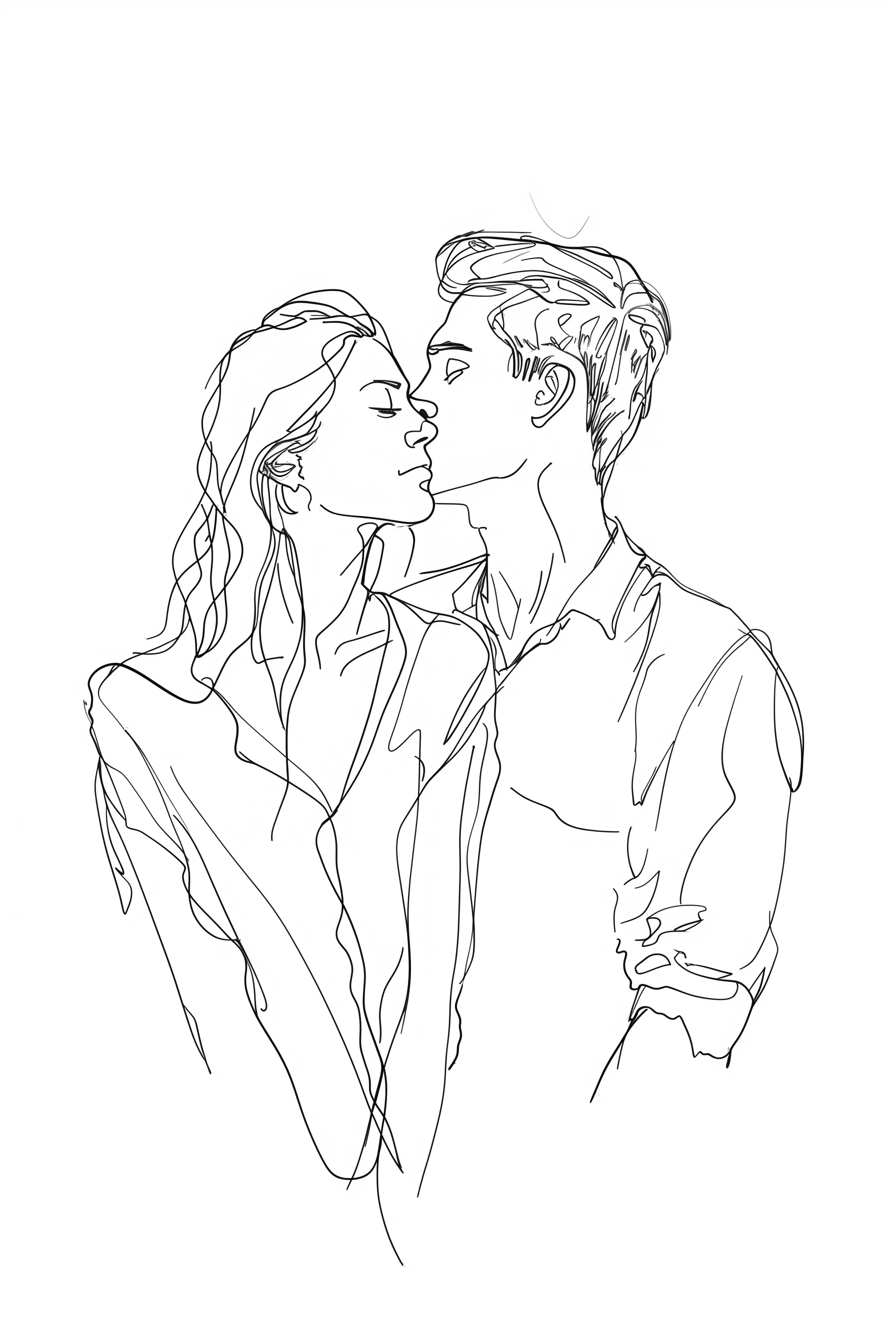 Lummi Illustration - Intimate Line Drawing