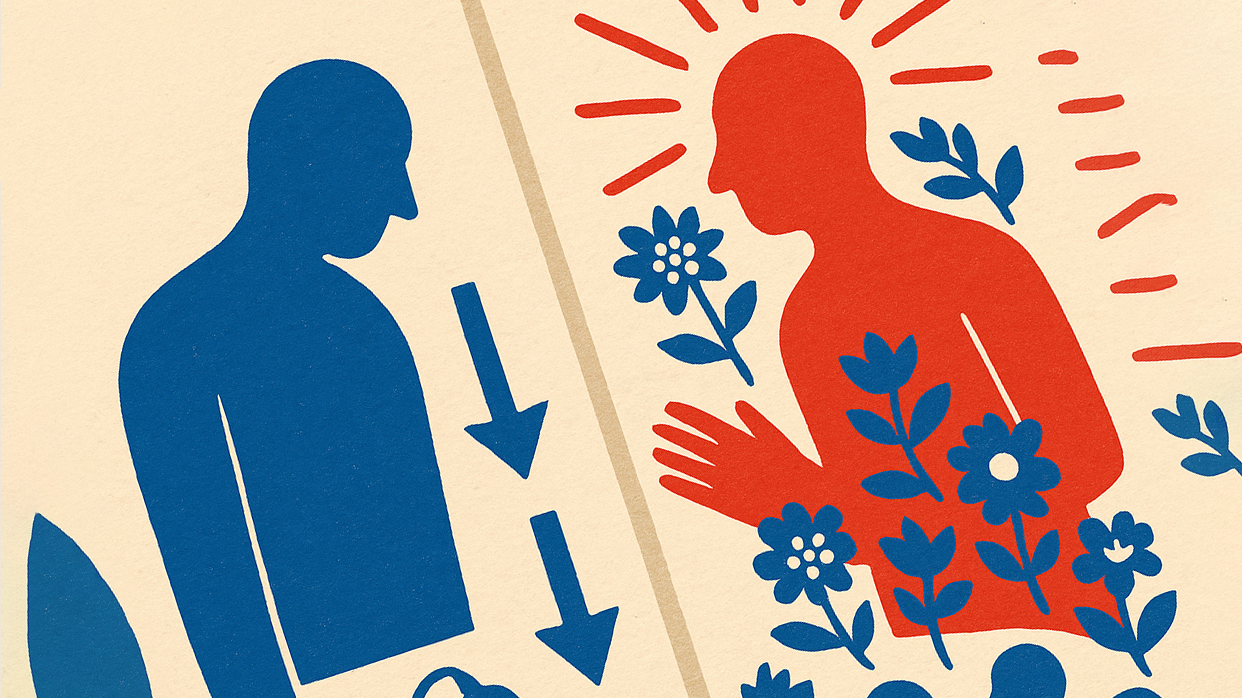 Emotional Dichotomy Art Illustration on Lummi