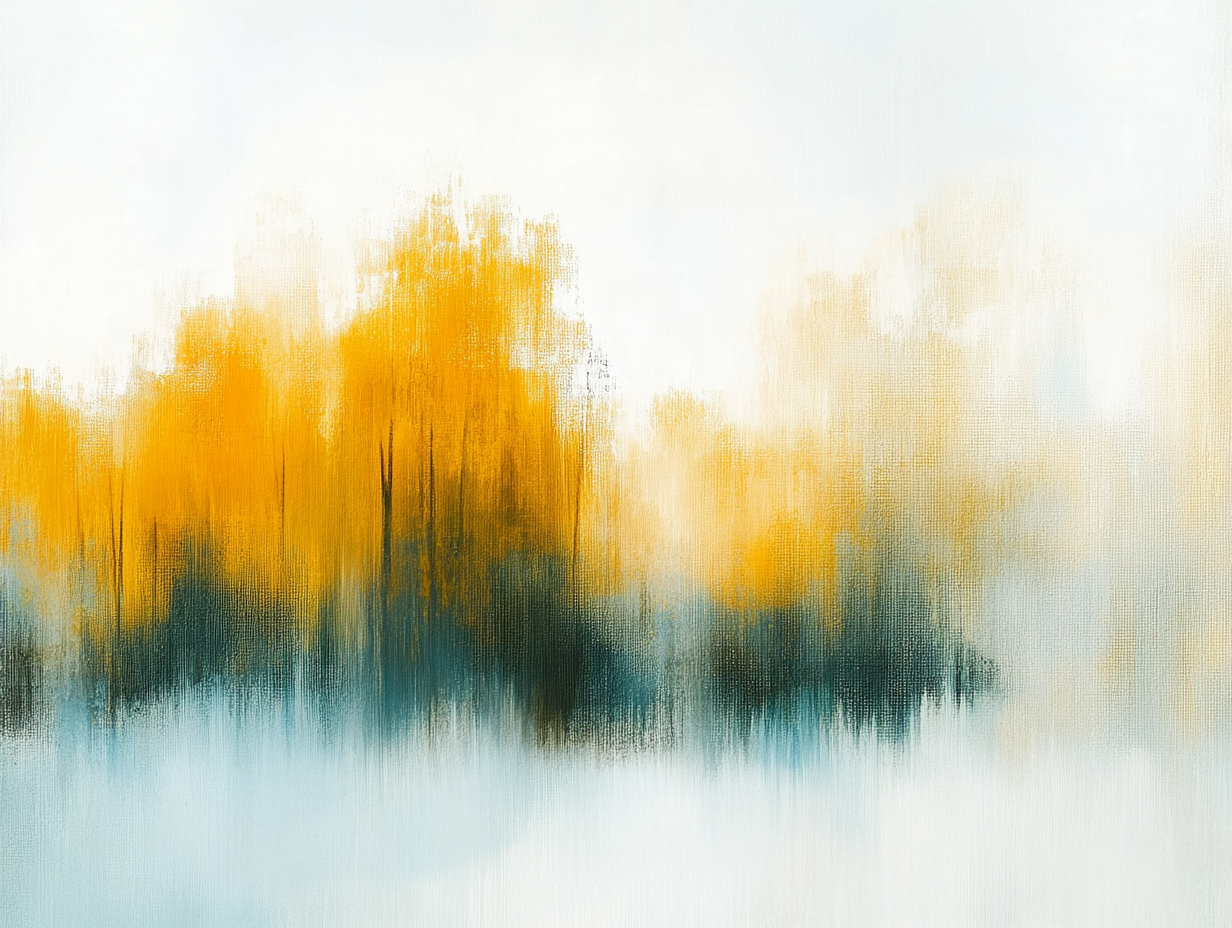 Abstract Forest Scene Illustration on Lummi