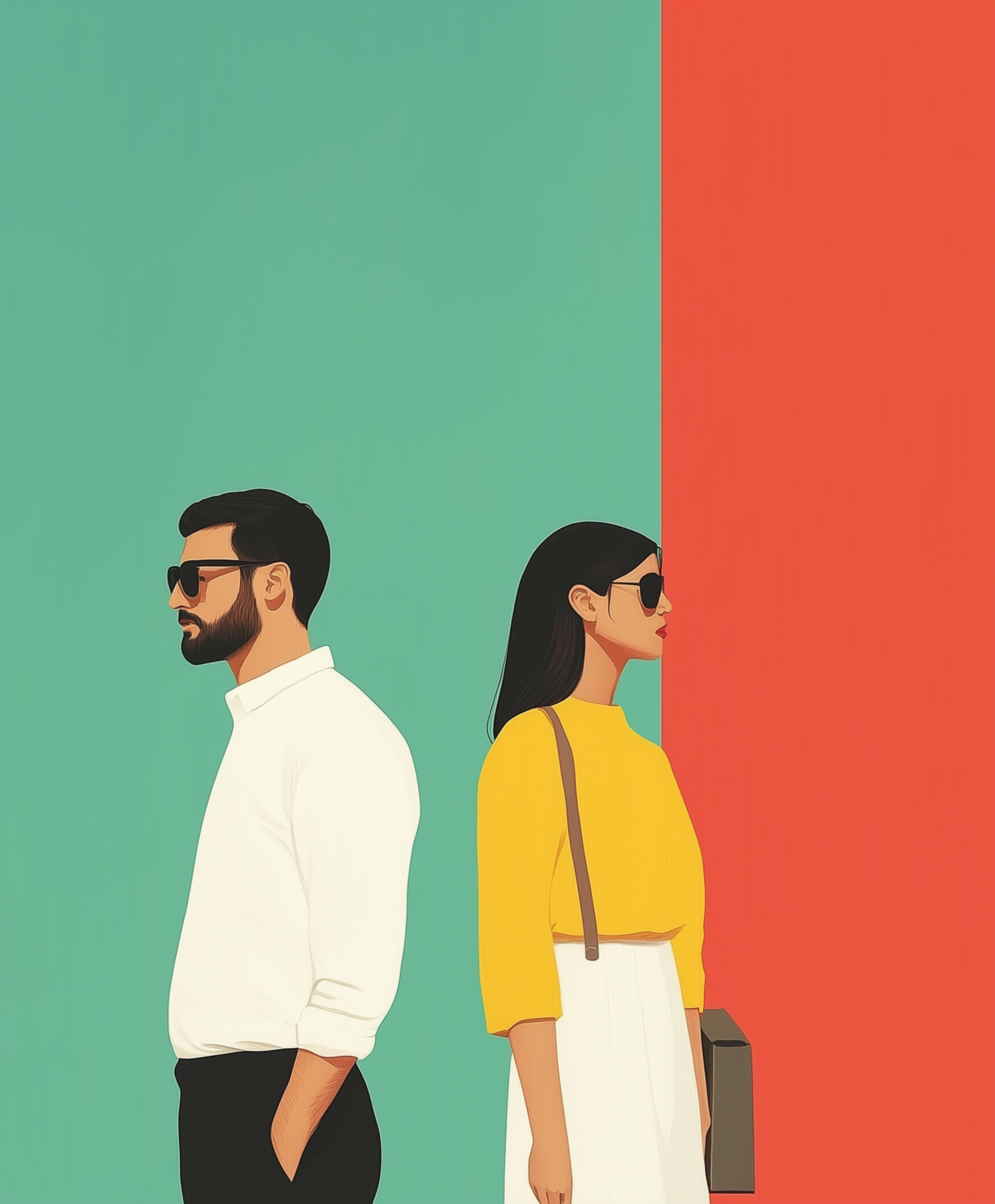 Stylized Fashion Characters Illustration Illustration on Lummi