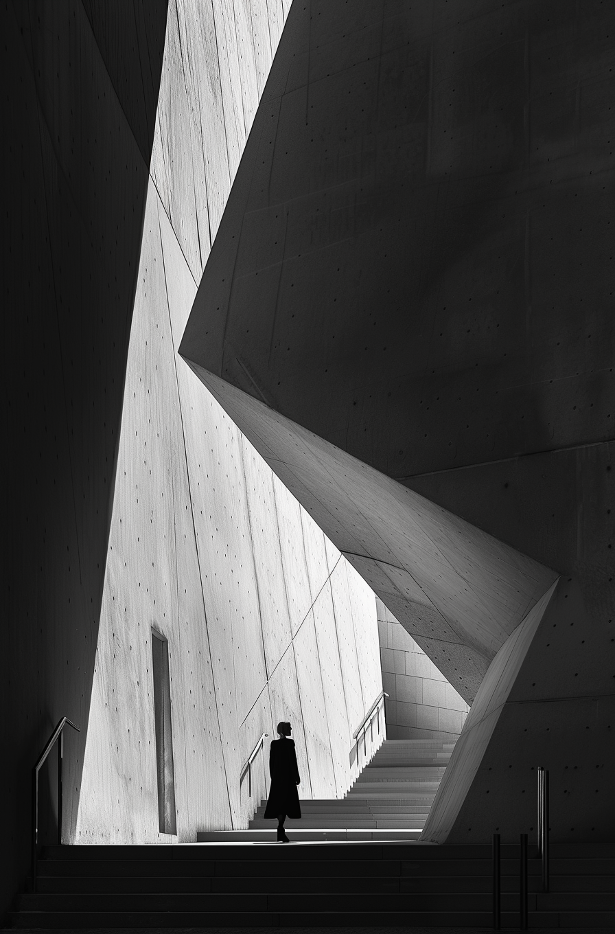 Isolation Amidst Modern Architecture Photo on Lummi