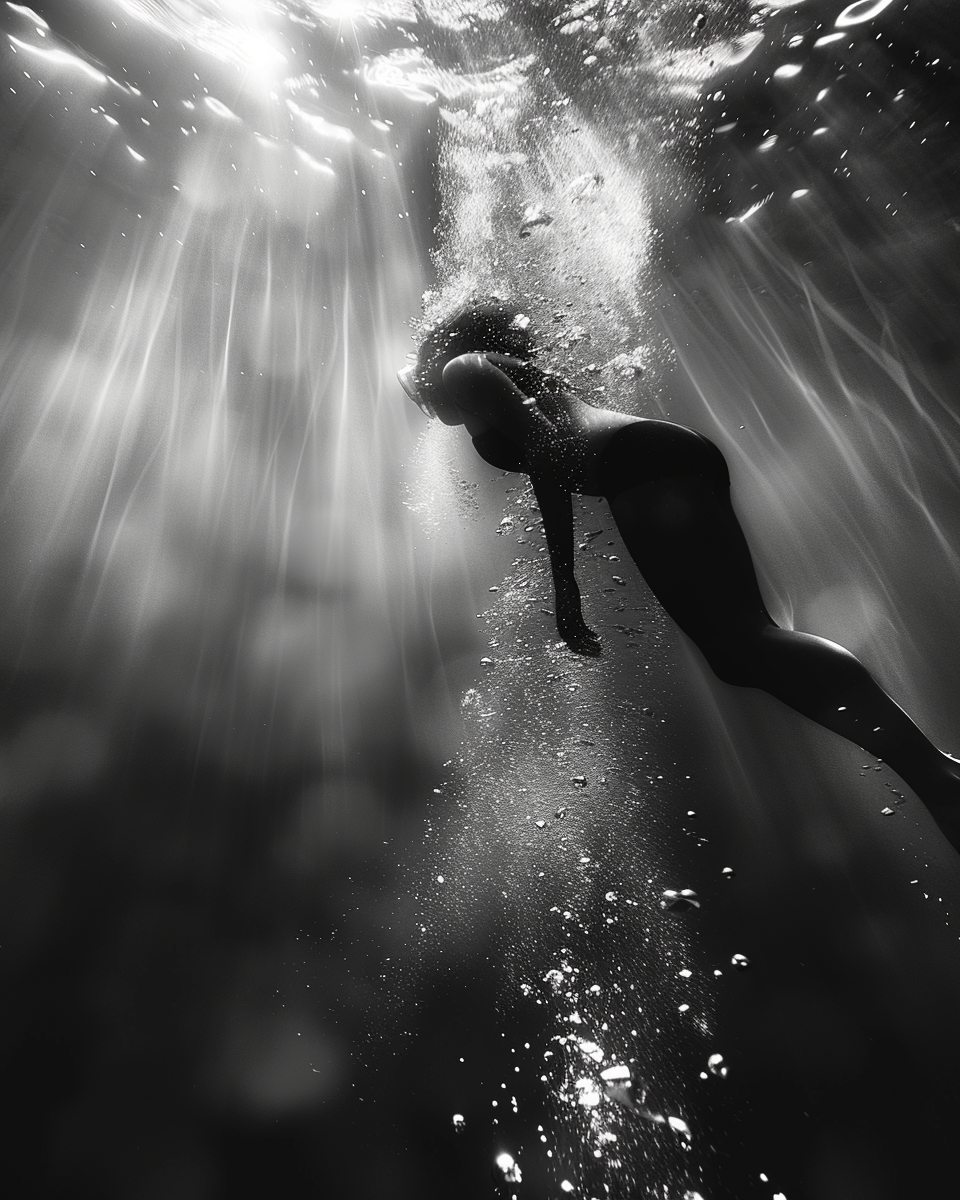 Serene Underwater Descent Photo on Lummi