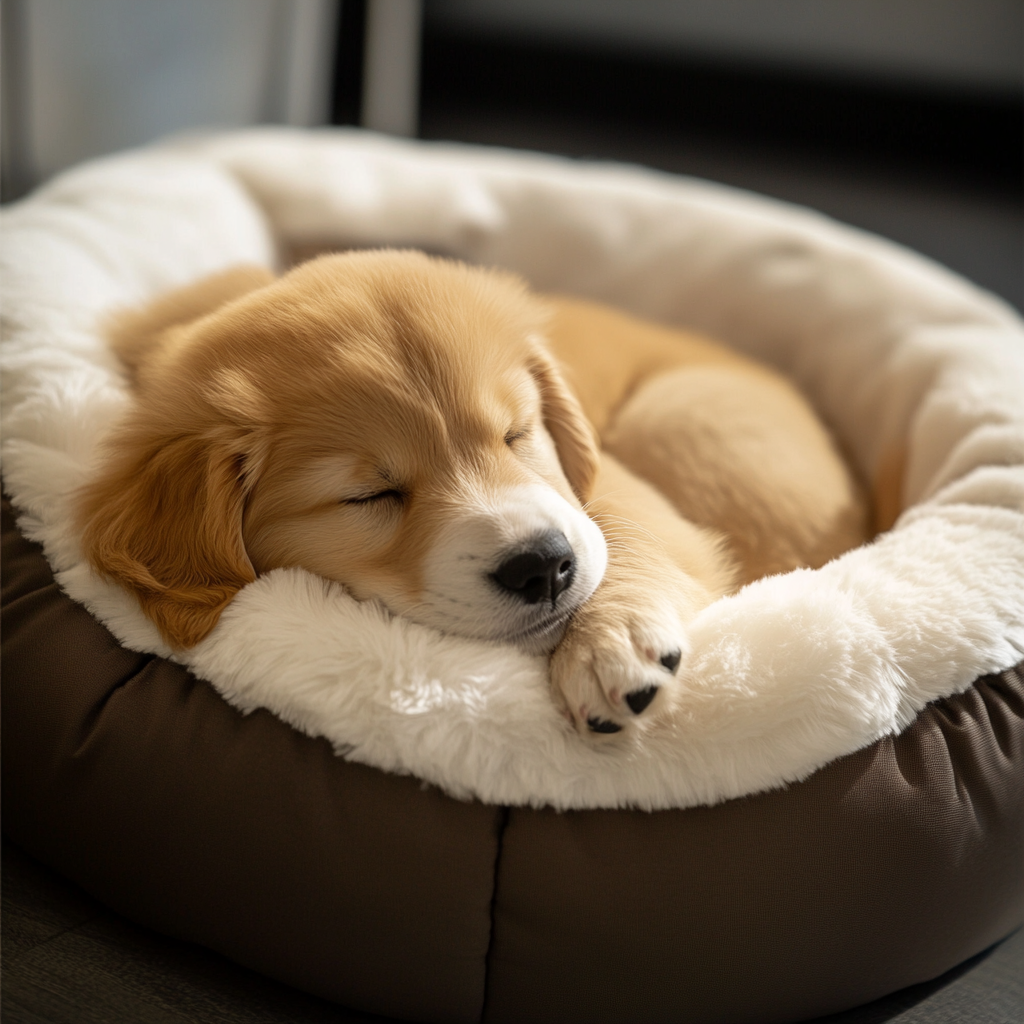 Lummi Photo - Golden Retriever Puppy Sleeping