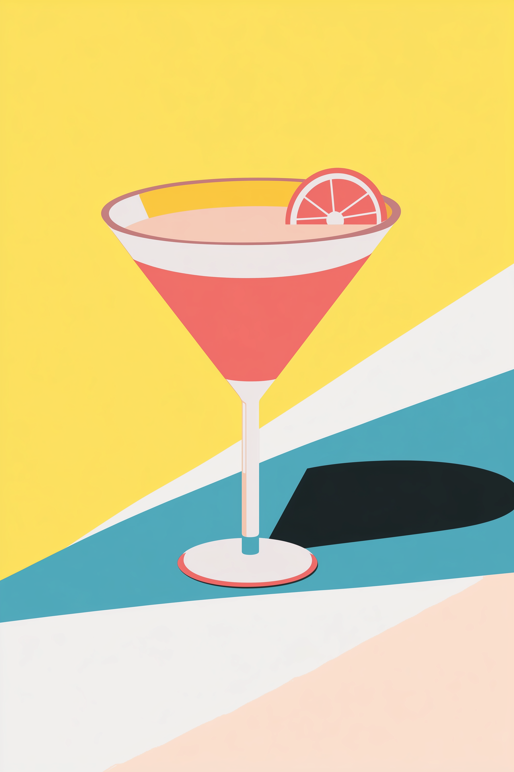 Stylized Cocktail Illustration Illustration on Lummi