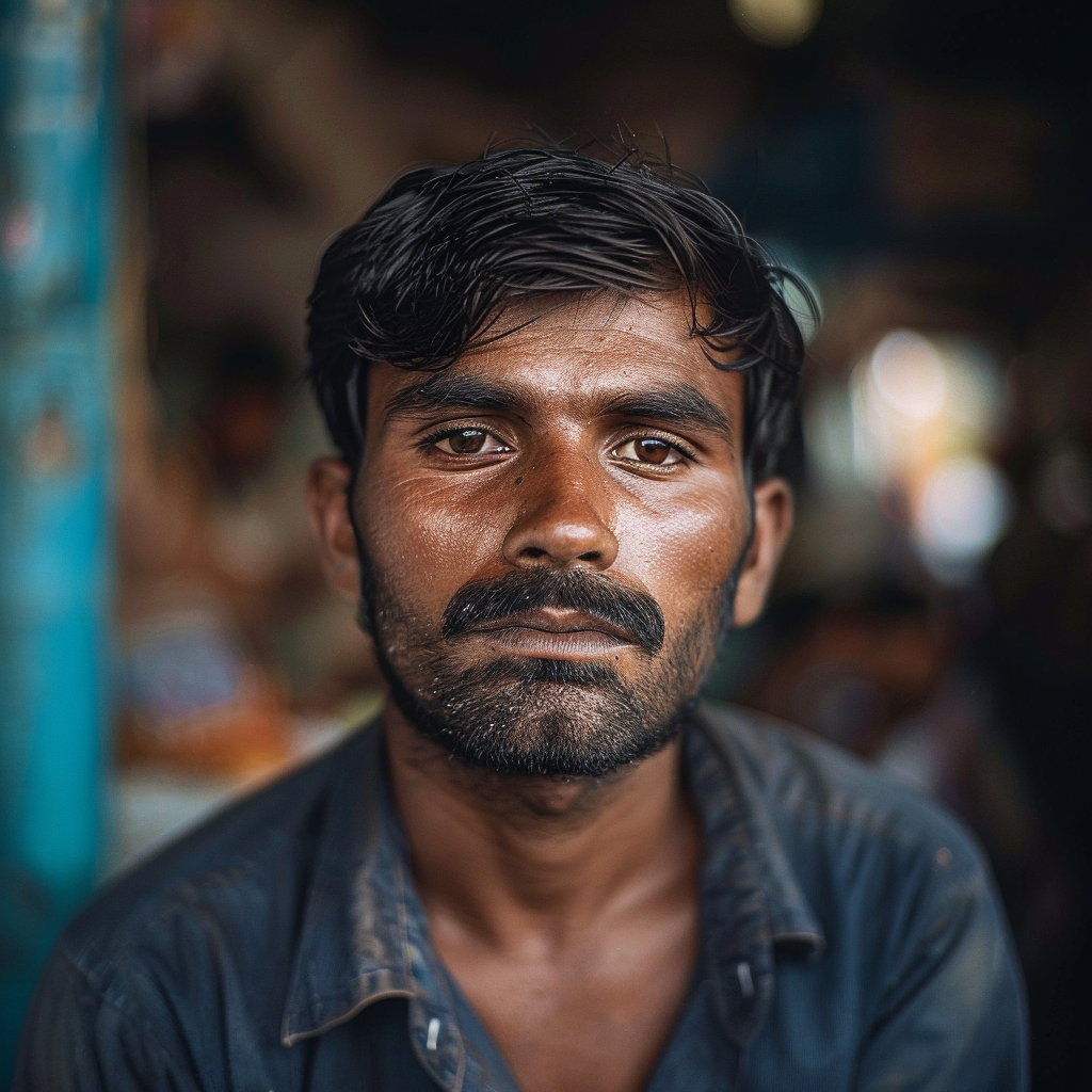Portrait of a South Asian Man Photo on Lummi