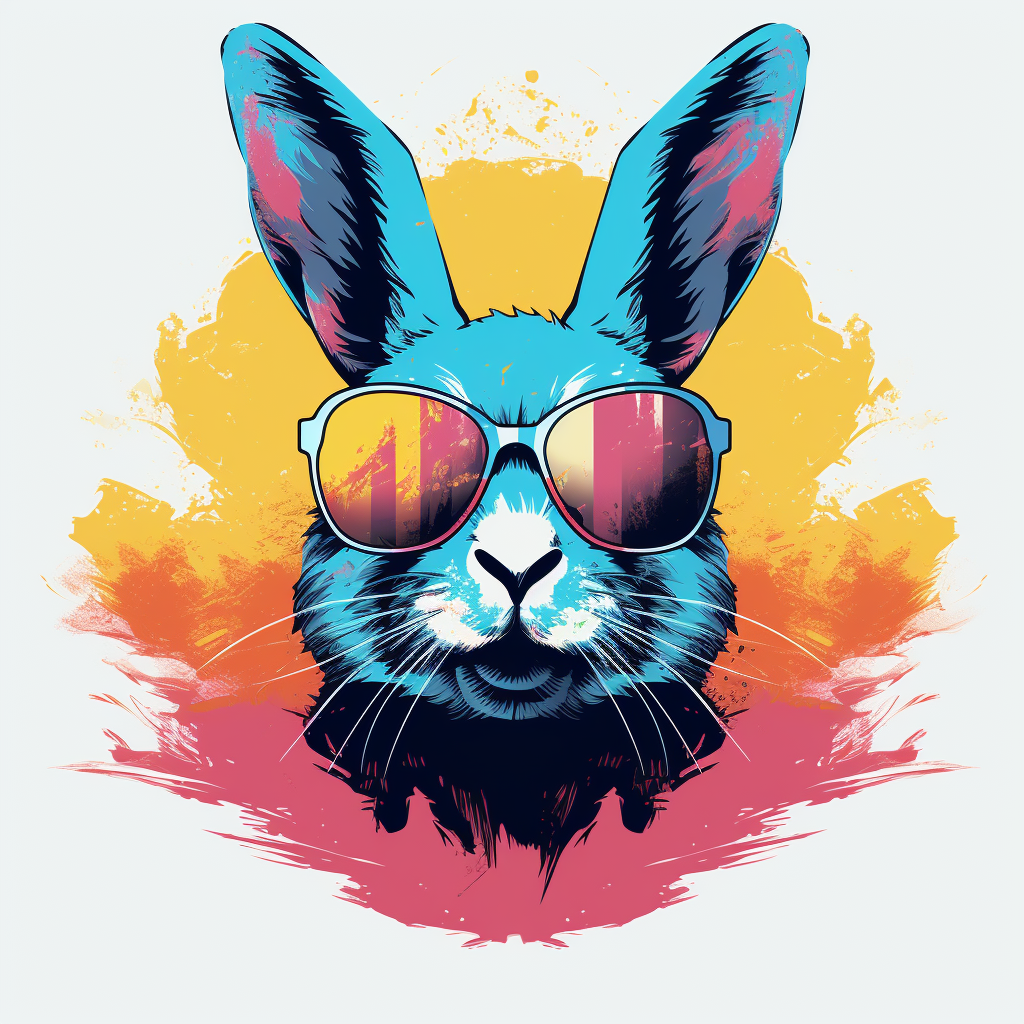 Lummi Illustration - Stylized Rabbit Illustration