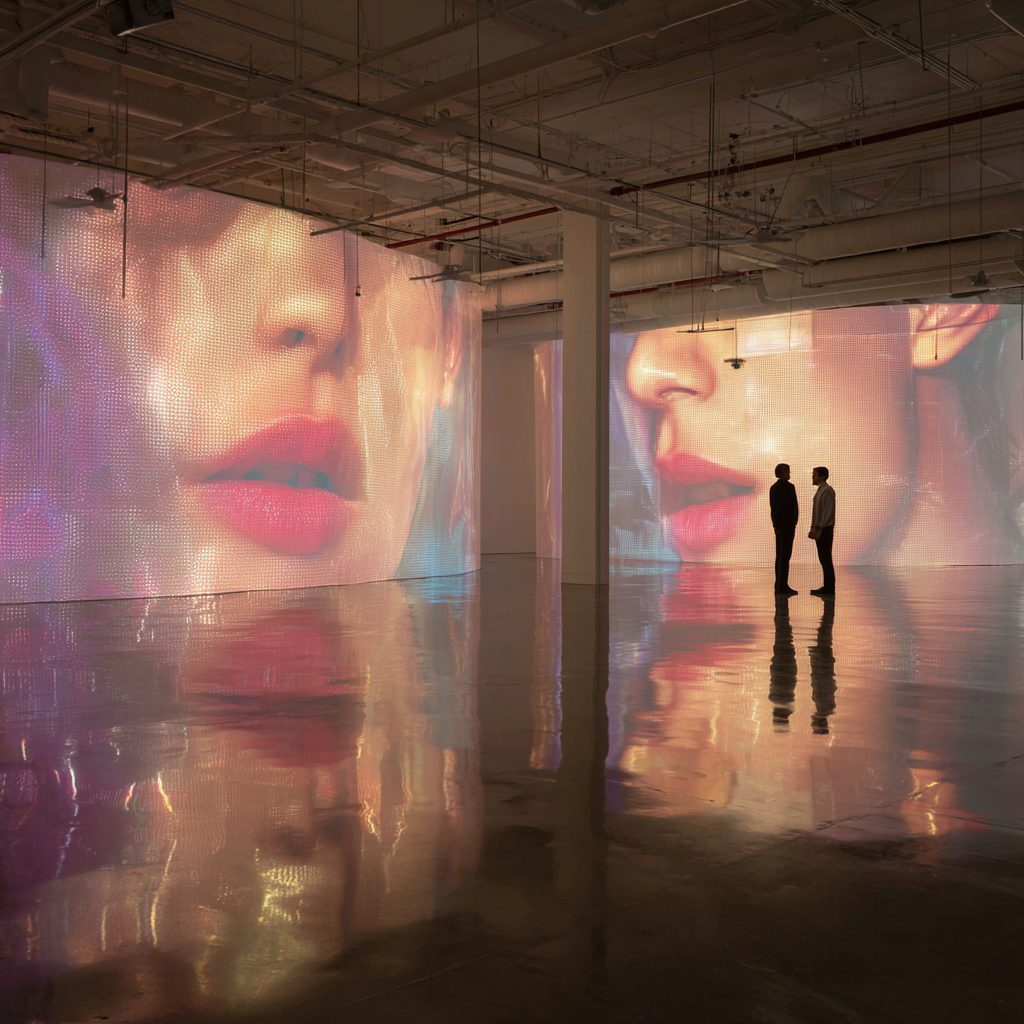 Modern Art Gallery Scene Photo on Lummi