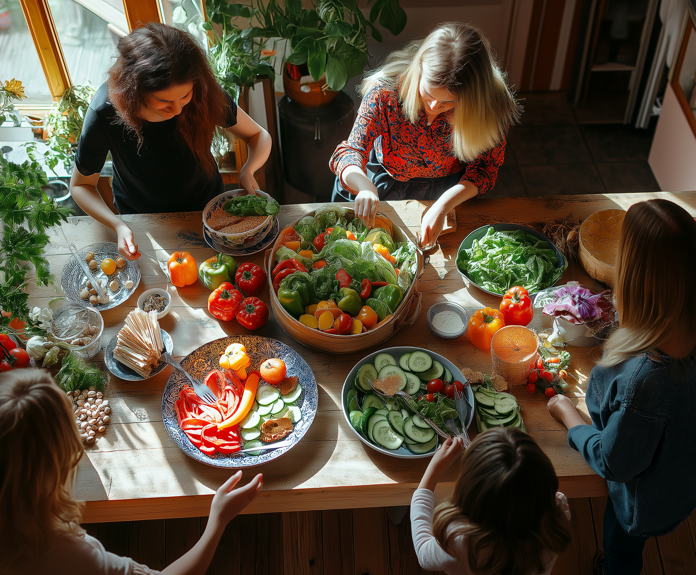 Communal Meal Preparation Photo on Lummi