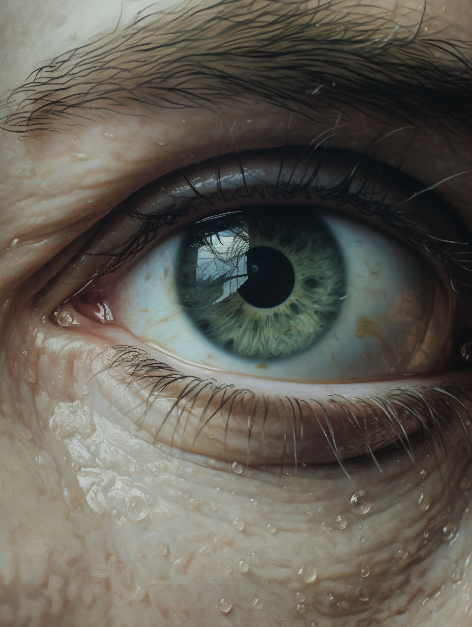 Vivid Glimpse: The Human Eye Photo on Lummi